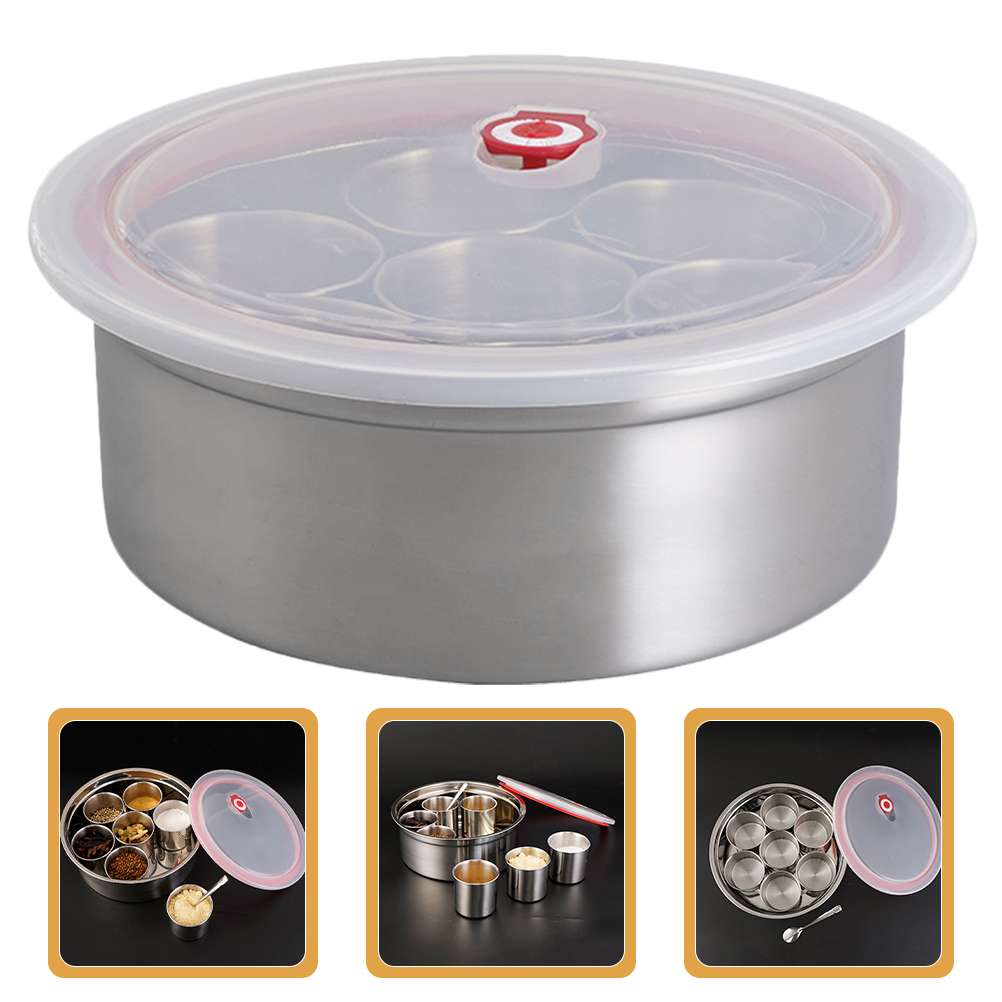 WHAMVOX 1 Set Stainless Steel Spice Container Condiment Container Sugar ...