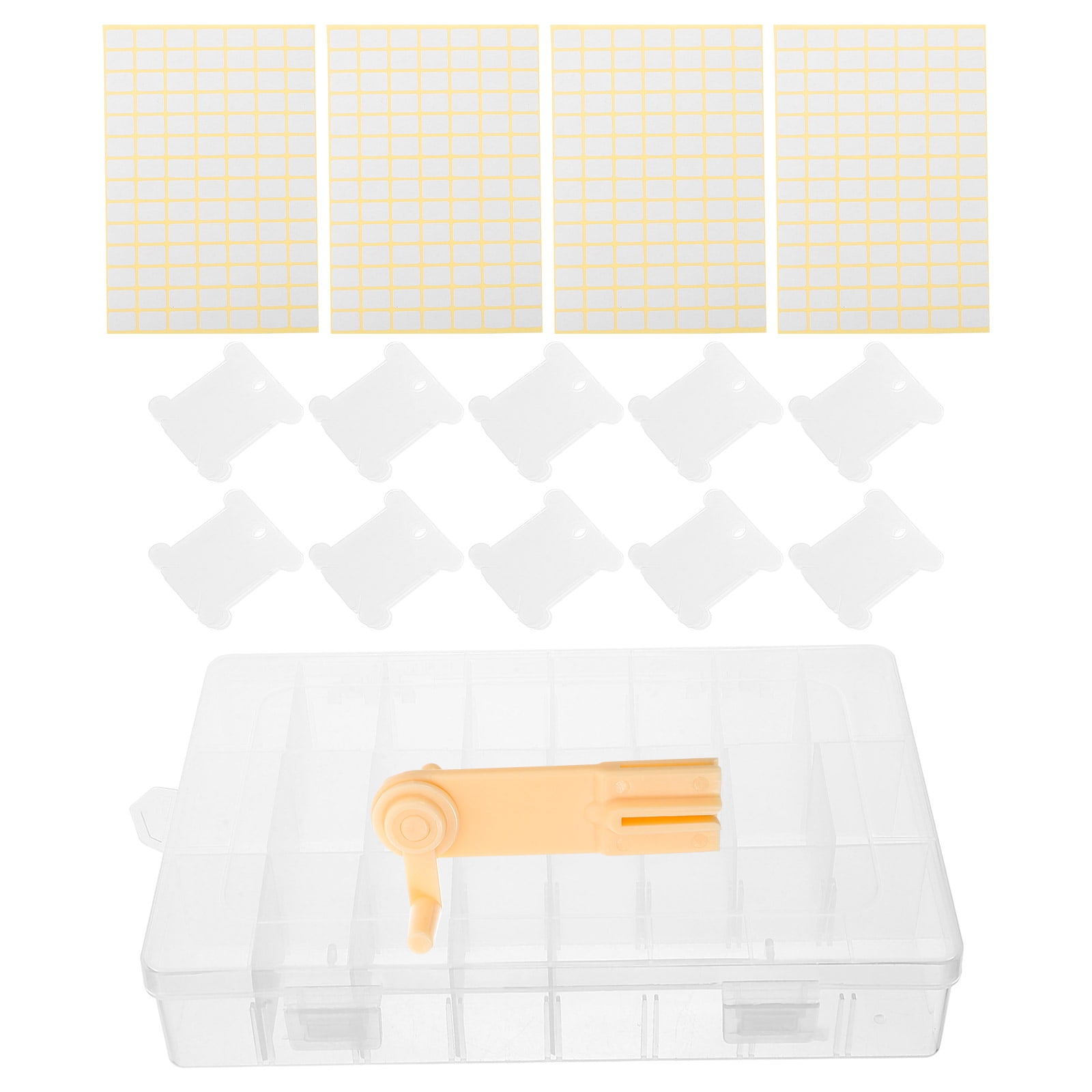 WHAMVOX 1 Set Storage Box Thread String Winding Boards Assorted Color ...