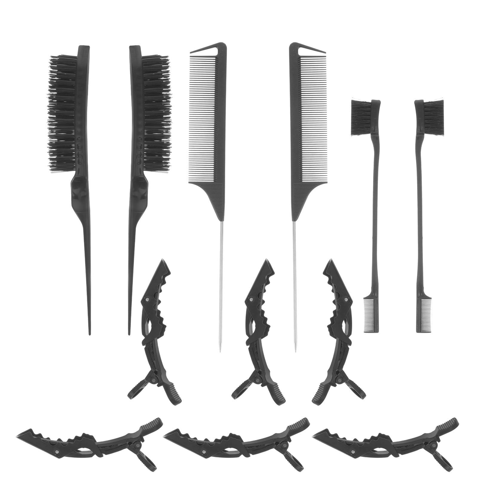 WHAMVOX 1 Set Teasing Comb Barber Comb Edges Brush Hair Stylist Tail ...