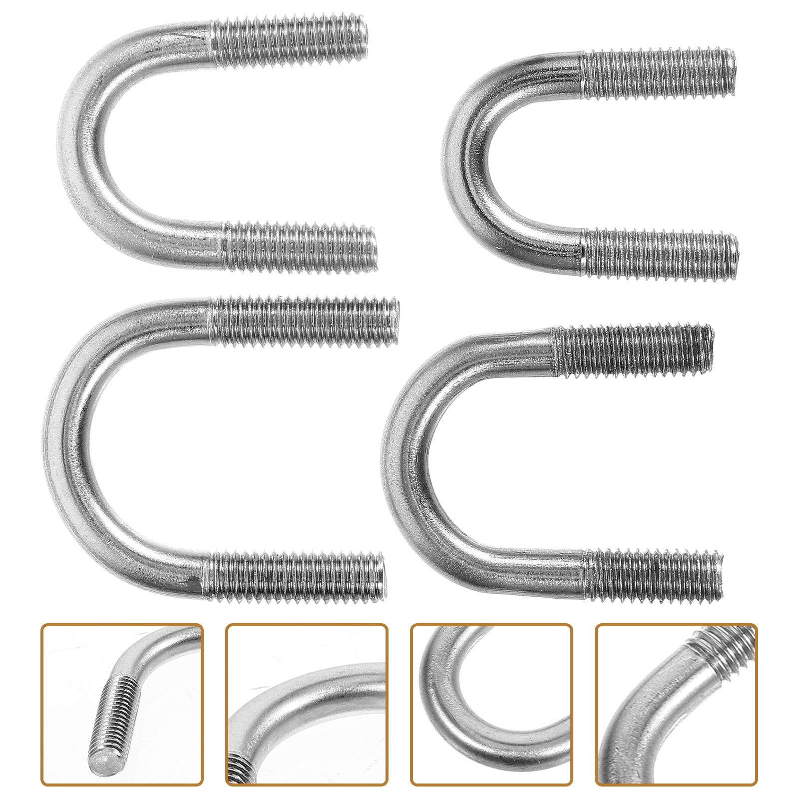 WHAMVOX 1 Set U Bolt Assortment U Shaped Tube Bolt Replacement U-bolt ...