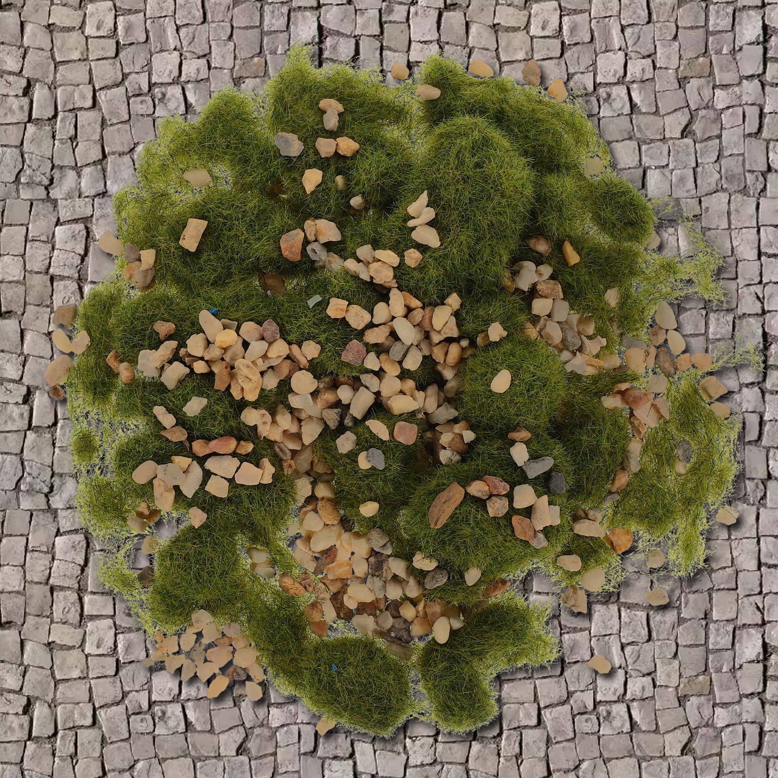 WHAMVOX 1 Set of Artificial Grass Turf Gravels Sand Table Model ...