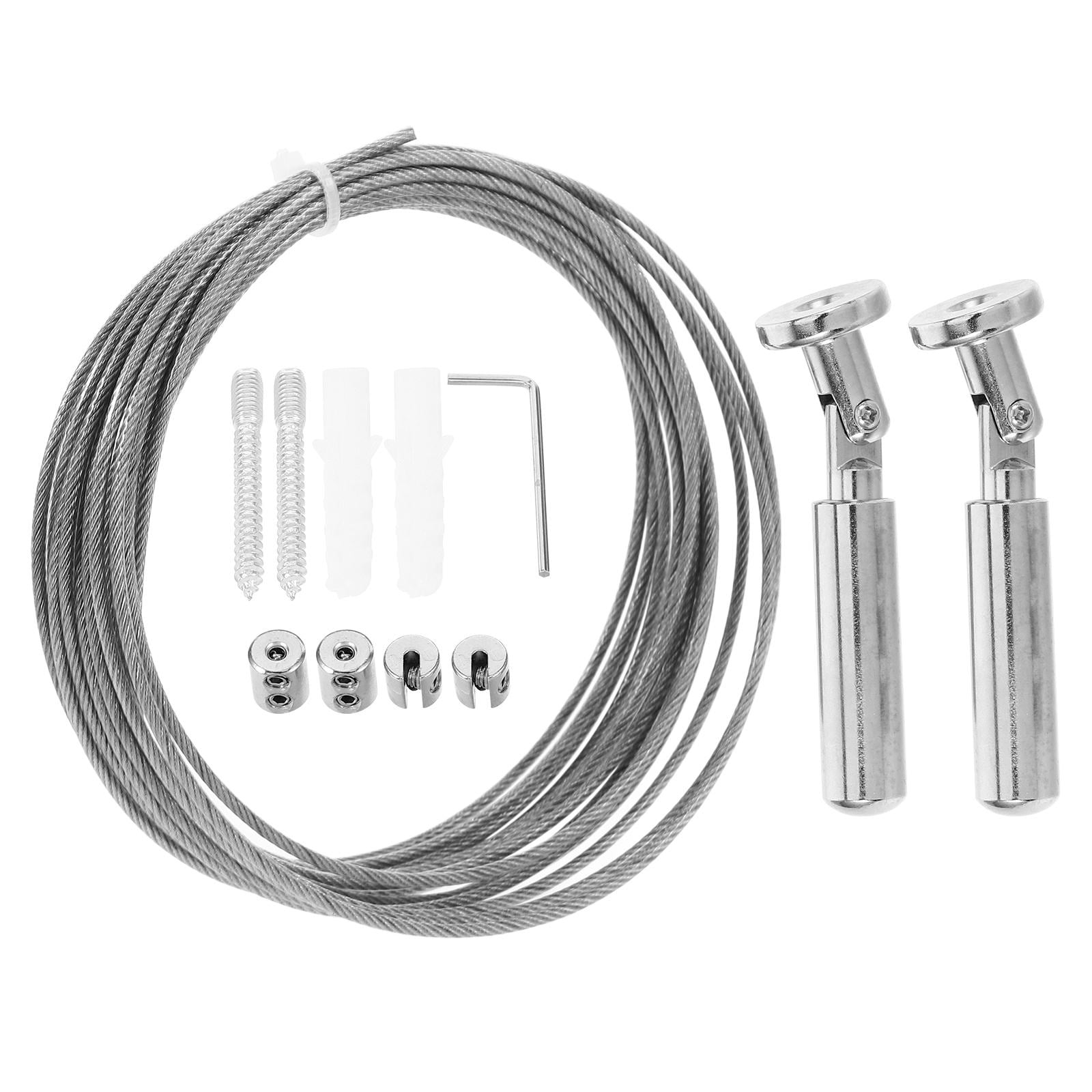 WHAMVOX 1 Set of Bathroom Clothesline Portable Clothesline Stainless ...
