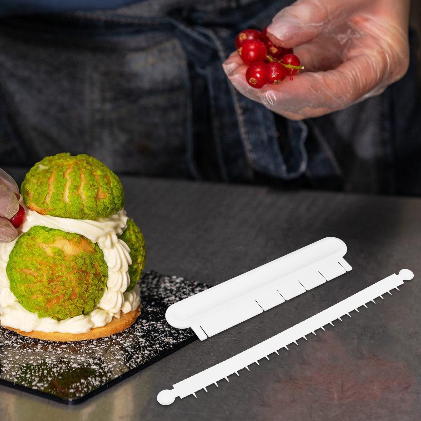 WHAMVOX 1 Set of Fondant Cake Arc Ruler Decorating Graduated Scale Cake ...