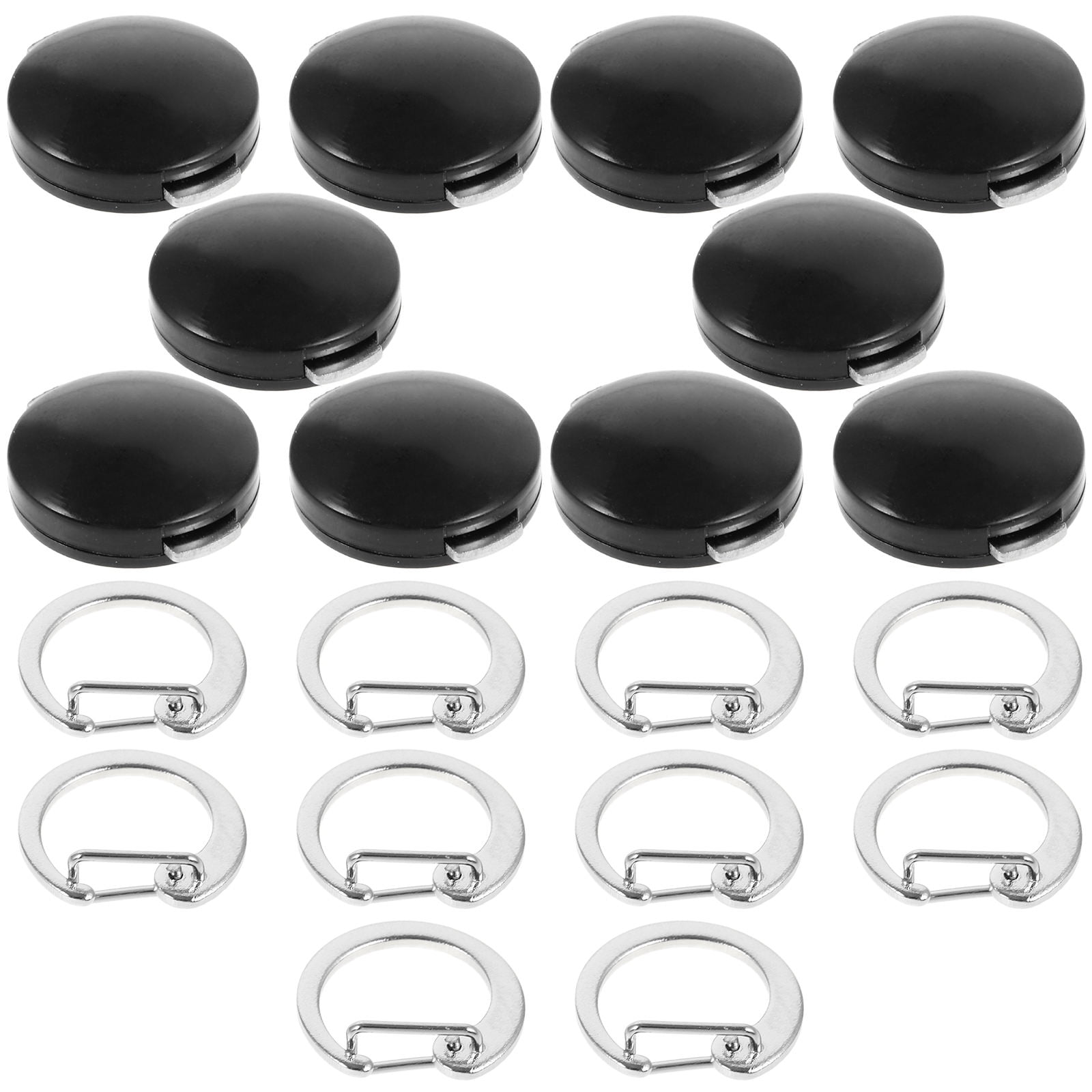 WHAMVOX 1 Set of Name Badge Fixing Buckles Id Card Fixing Buckle ...