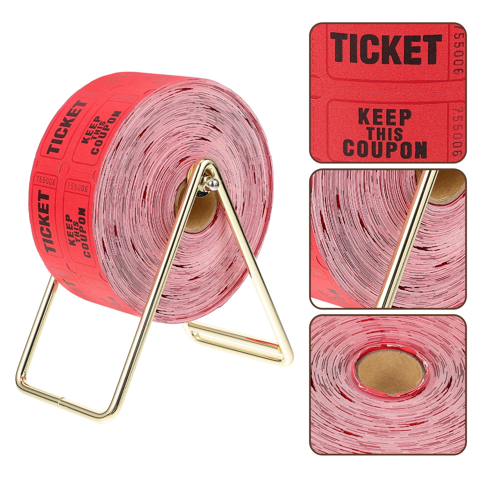 WHAMVOX 1 Set of Raffle Tickets Roll Amusement Park Tickets Roll ...