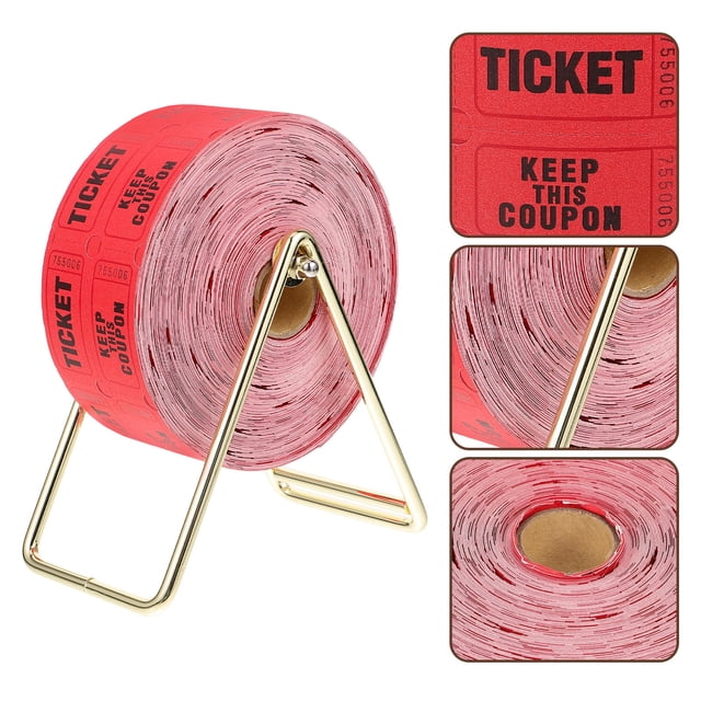 WHAMVOX 1 Set of Raffle Tickets Roll Amusement Park Tickets Roll ...