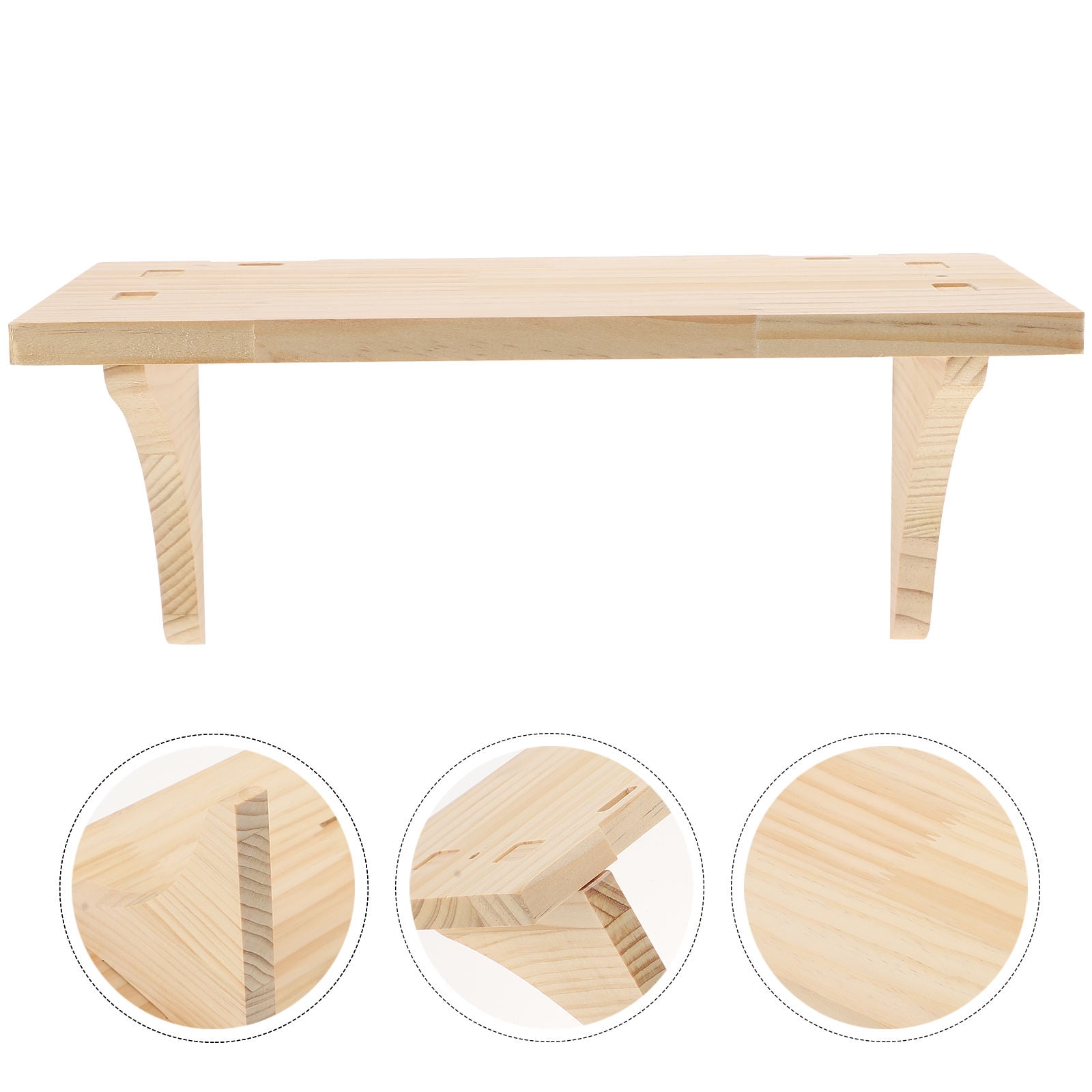 WHAMVOX 1 Set of Wall Floating Shelf Space Saving Wall Hanging Rack ...