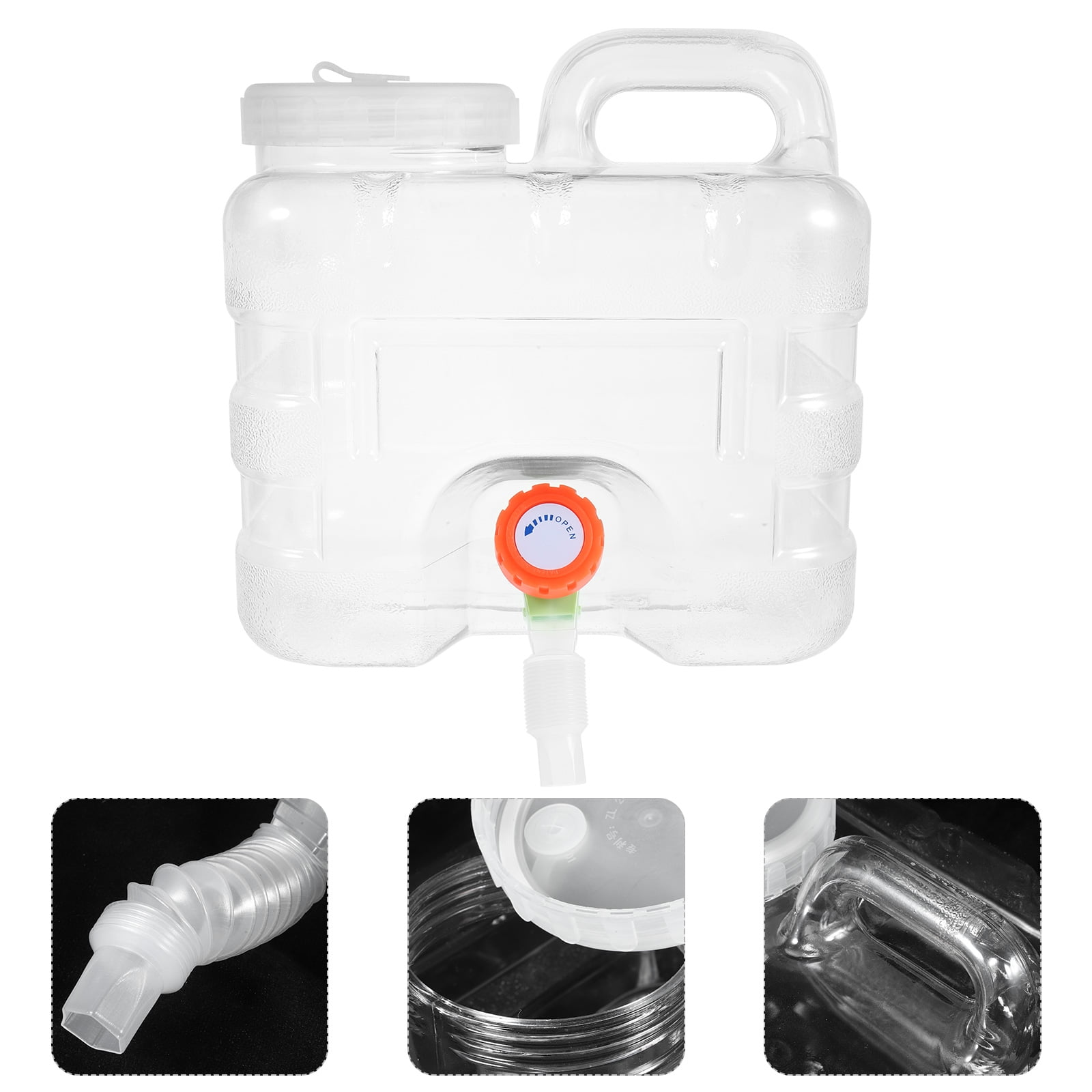 LITINKIMI Camp Water Jug Portable Water Bucket Pc 1Set 9.4X9.3X7.9In ...