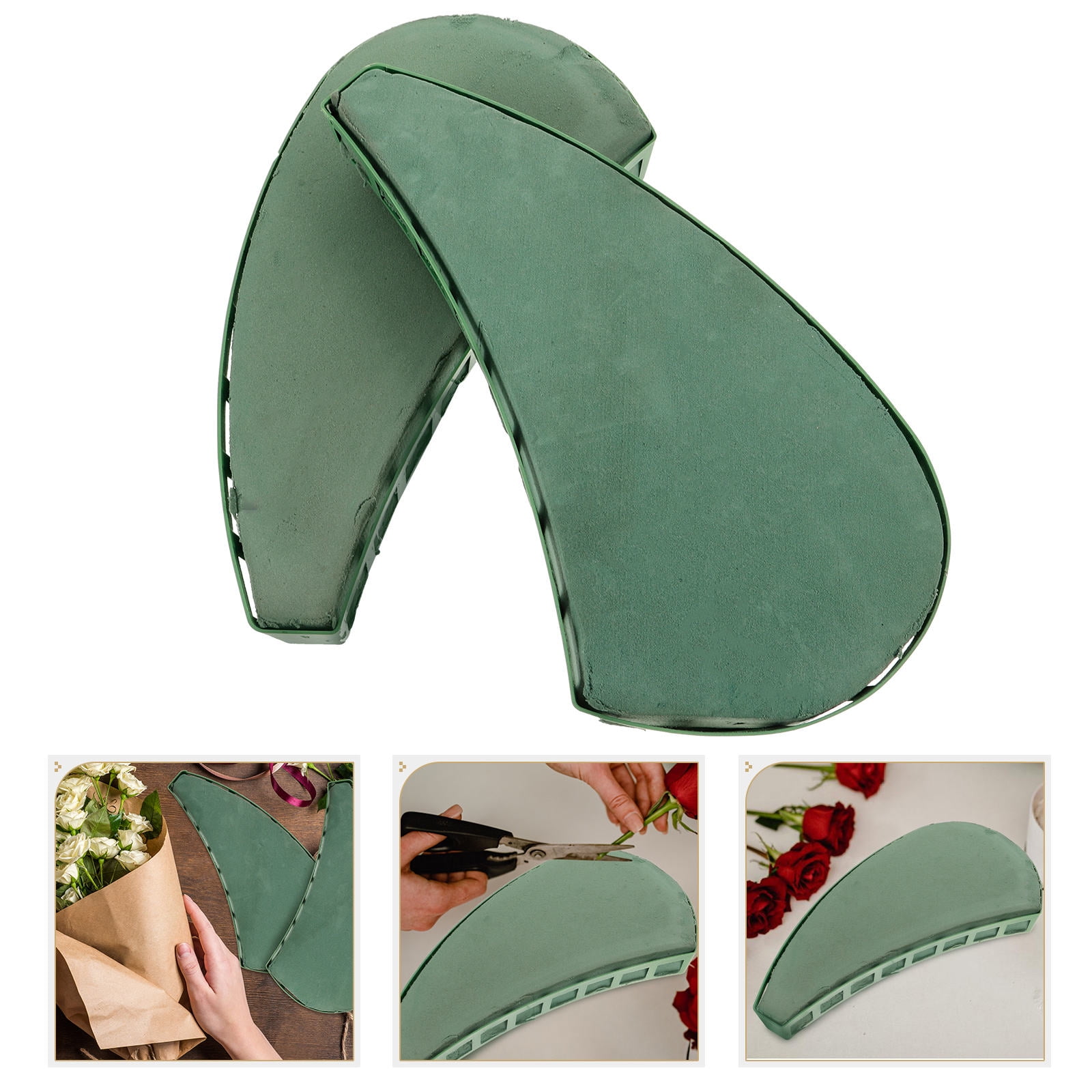 WHAMVOX 1 Set of Wedding Floral Flower Arrangement Base Wedding Car ...