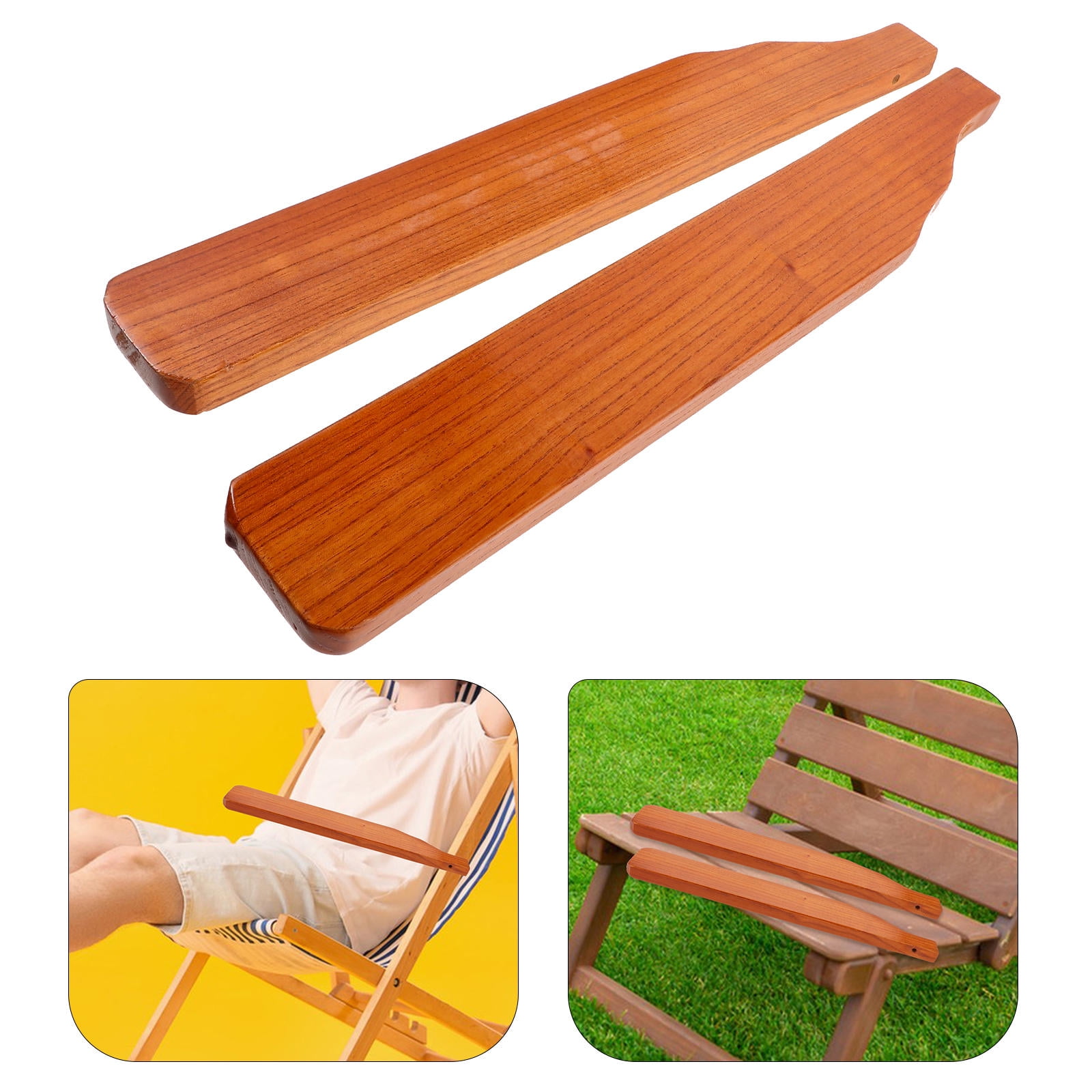 WHAMVOX 1 pair of Armrests Folding Chair Armrest Folding Bed Arm Rest ...