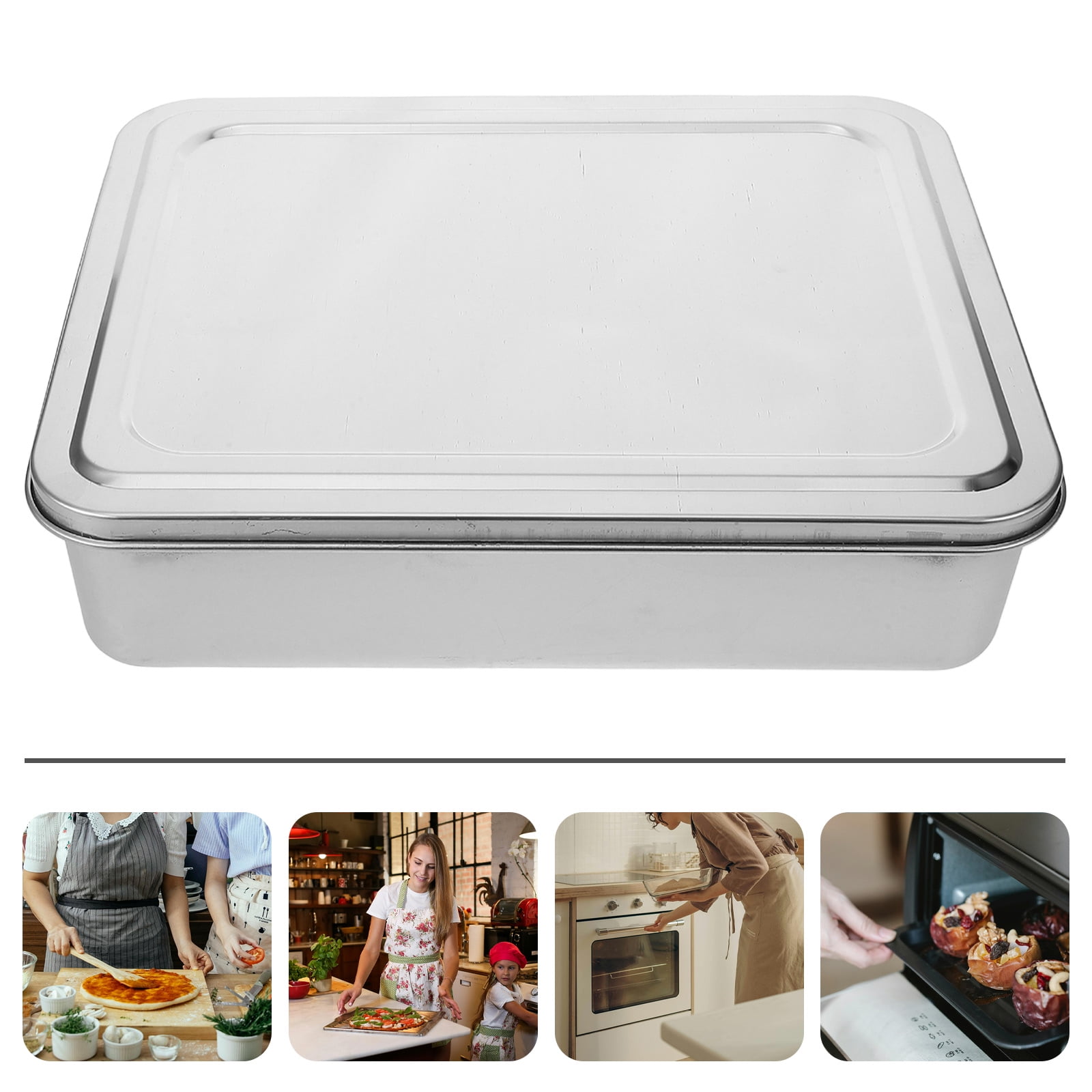 WHAMVOX Stainless Steel Kitchen - Food Prep Plate, Dessert & Fruit ...