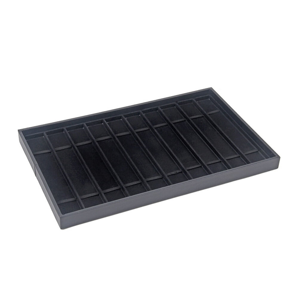 WHAMVOX 10 Grids Watch Box Storage Tray Watches Display Case Tray ...