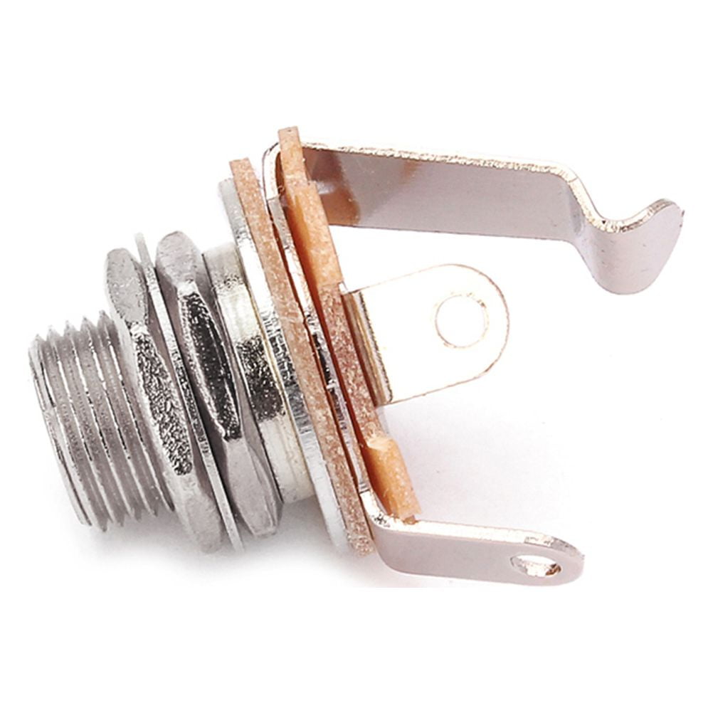 WHAMVOX 10 PCS 1/4 Inch 6.35mm Mono Guitar Jack Socket Connector Guitar ...