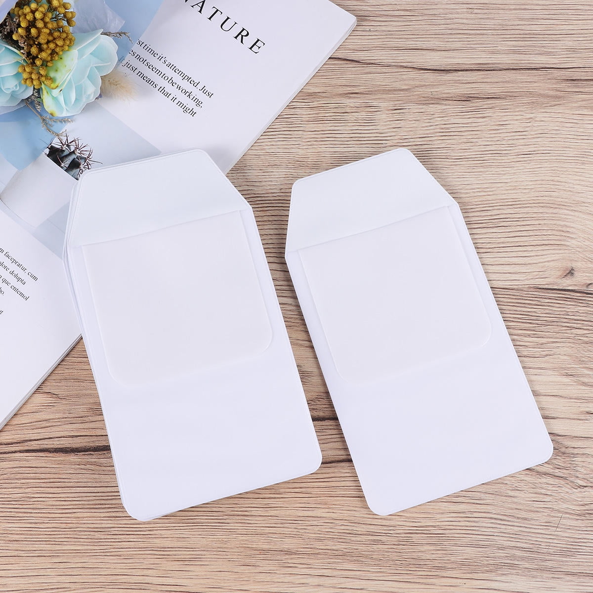 WHAMVOX 10 PCS Pen Protector for Pocket Nurse Holder Leak-proof Bag PVC ...