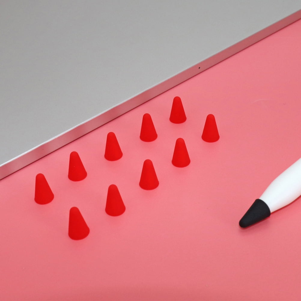 WHAMVOX 10 PCS Pencil Nibs Screen Pen Protector Screen Touch Pen Sleeve ...