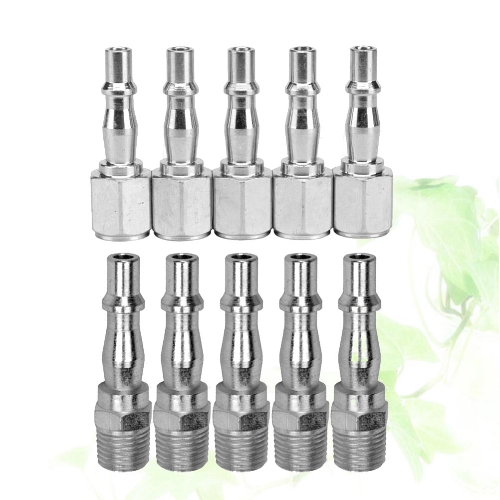 WHAMVOX 10 PCS/Set 1/4 BSP Mini Screw Pneumatic Tube Push In Male ...
