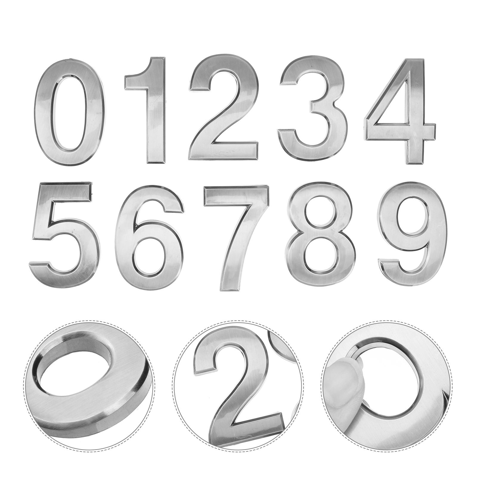 YSNOOWE House Numbers for Doors 10Pcs 2.2X1.4in - Walmart.com