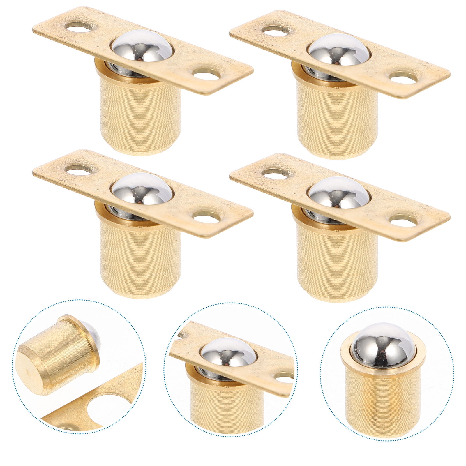 WHAMVOX 10 Pcs Adjustable Door Ball Catches Latches Hardware Cabinet ...