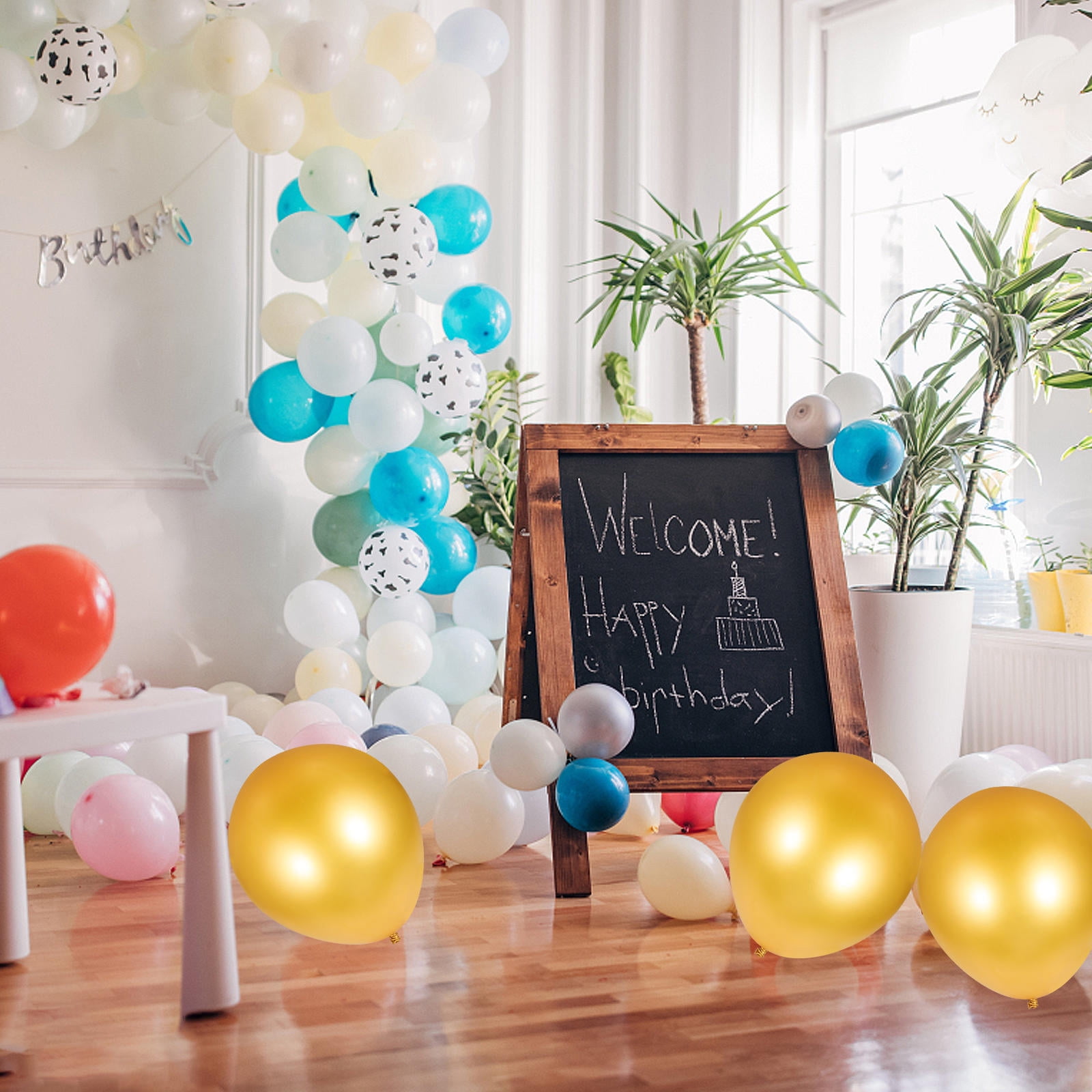 WHAMVOX 10 Pcs Birthday Balloons Decorations for Party Bridal Jumbo ...