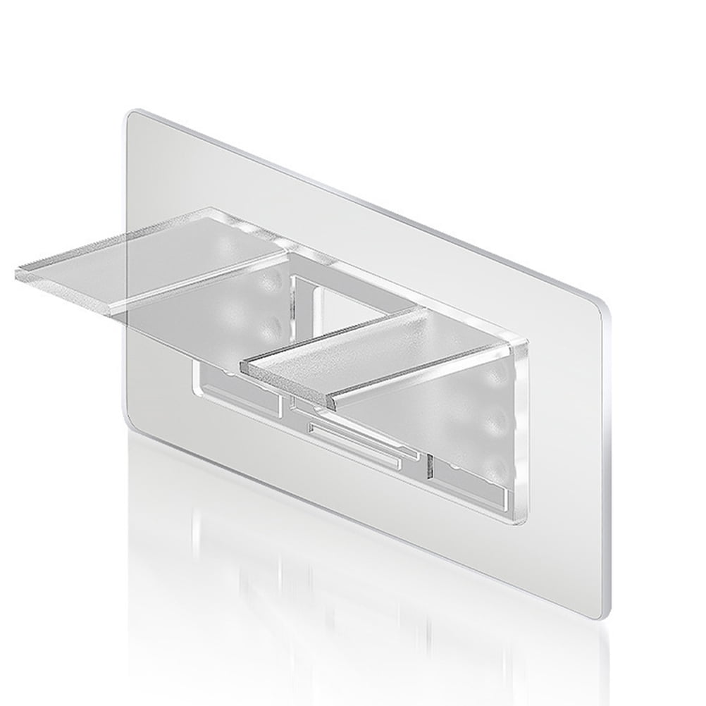 WHAMVOX 10 Pcs Book Shelf Mounts Closet Kitchen Twin Work Transparent ...