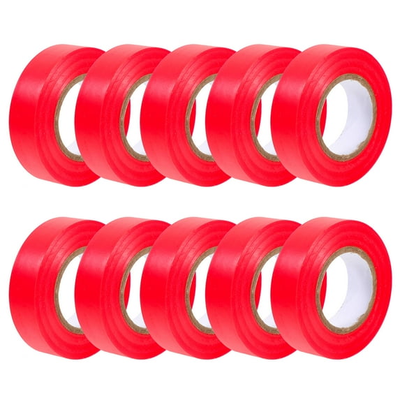 WHAMVOX 10 Pcs Electrical Black Tape Strong Cable Cladding Tape 18.50X7 ...