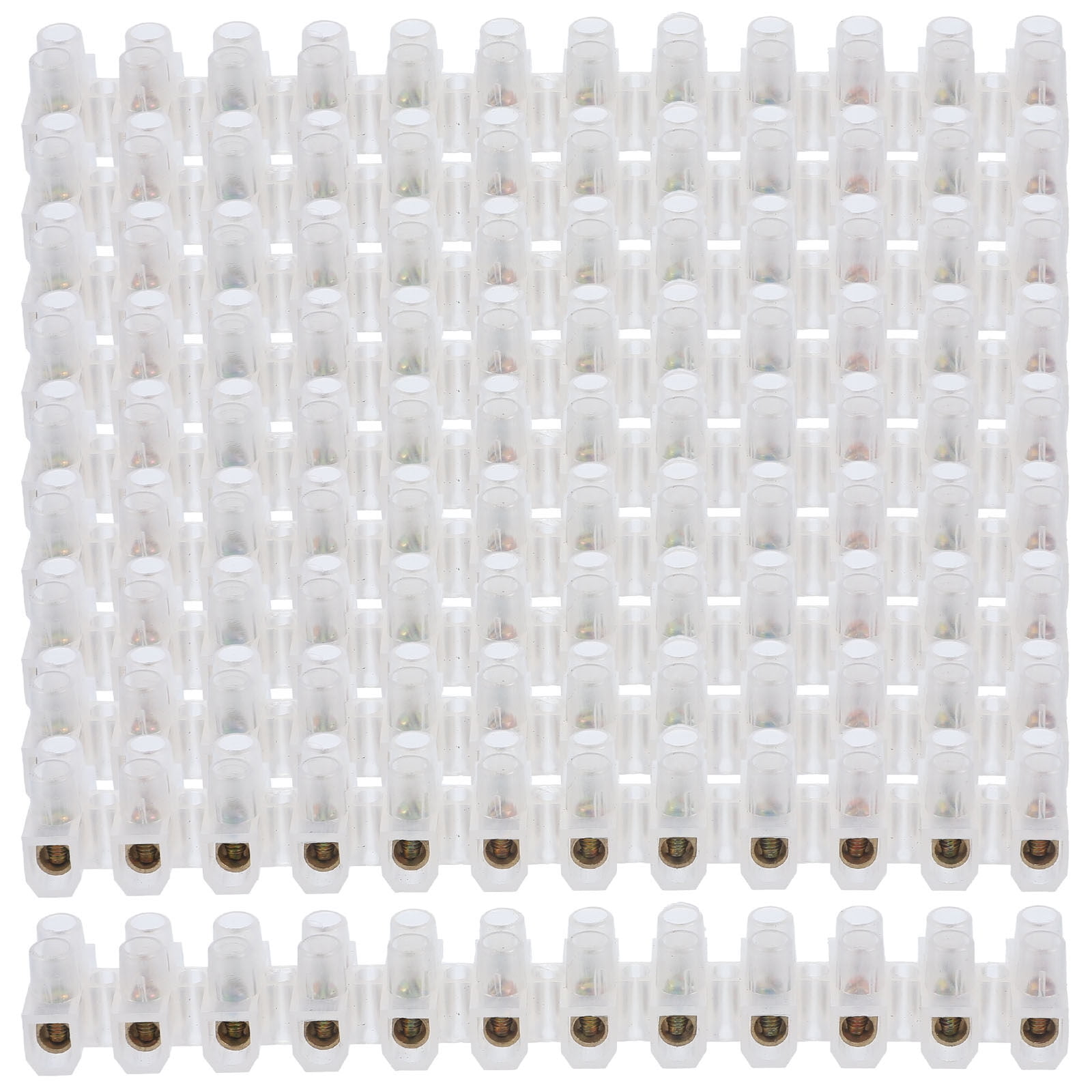 WHAMVOX 10 Pcs Electrical Wire Connectors Wiring Terminal Connector Bar ...