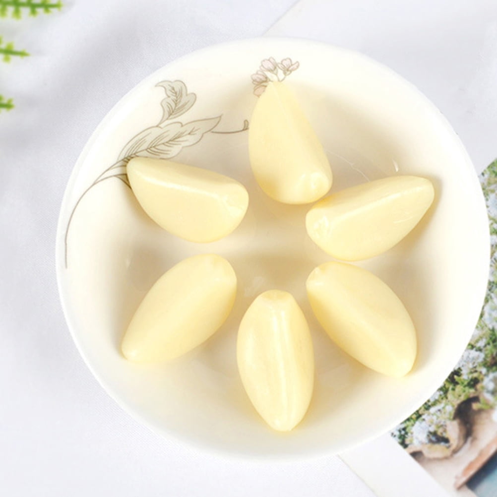 WHAMVOX 10 Pcs Faux Fruit Decor Realistic Garlic Cloves Simulated ...