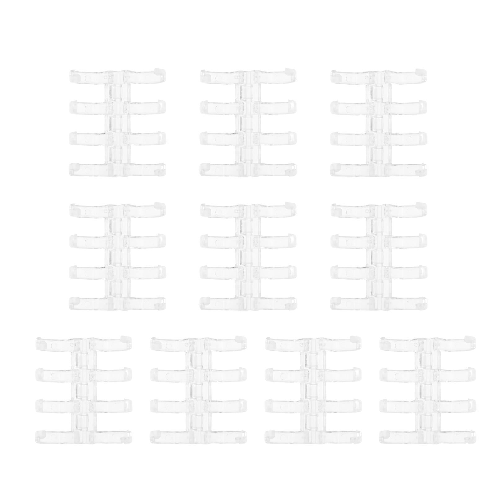 WHAMVOX 10 Pcs File Binder Snap Ring Key Reinforced Segmented Office ...