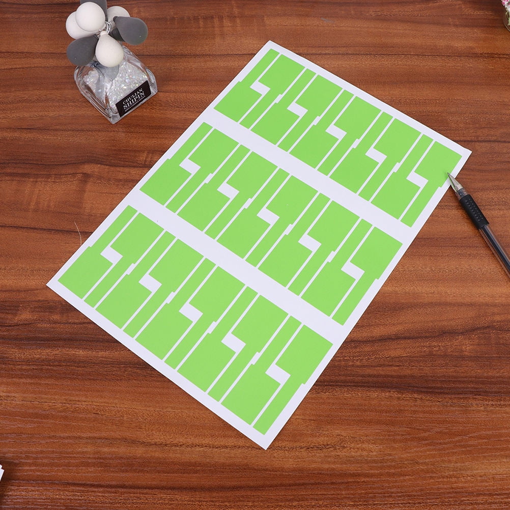 WHAMVOX 10 Pcs Network Cable Label Sticker Self Adhesive Labels Laptop ...