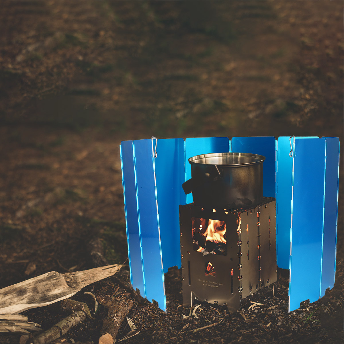 WHAMVOX 10 Pcs Outdoor Windshield Camping Stove Windbreak Portable ...