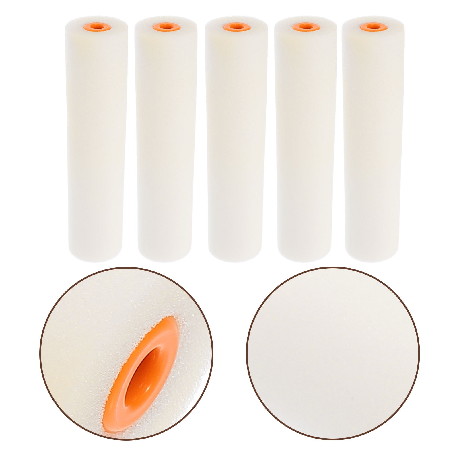 WHAMVOX 10 Pcs Painting Roller Sponge Rollers for Walls Brushes Ceiling ...
