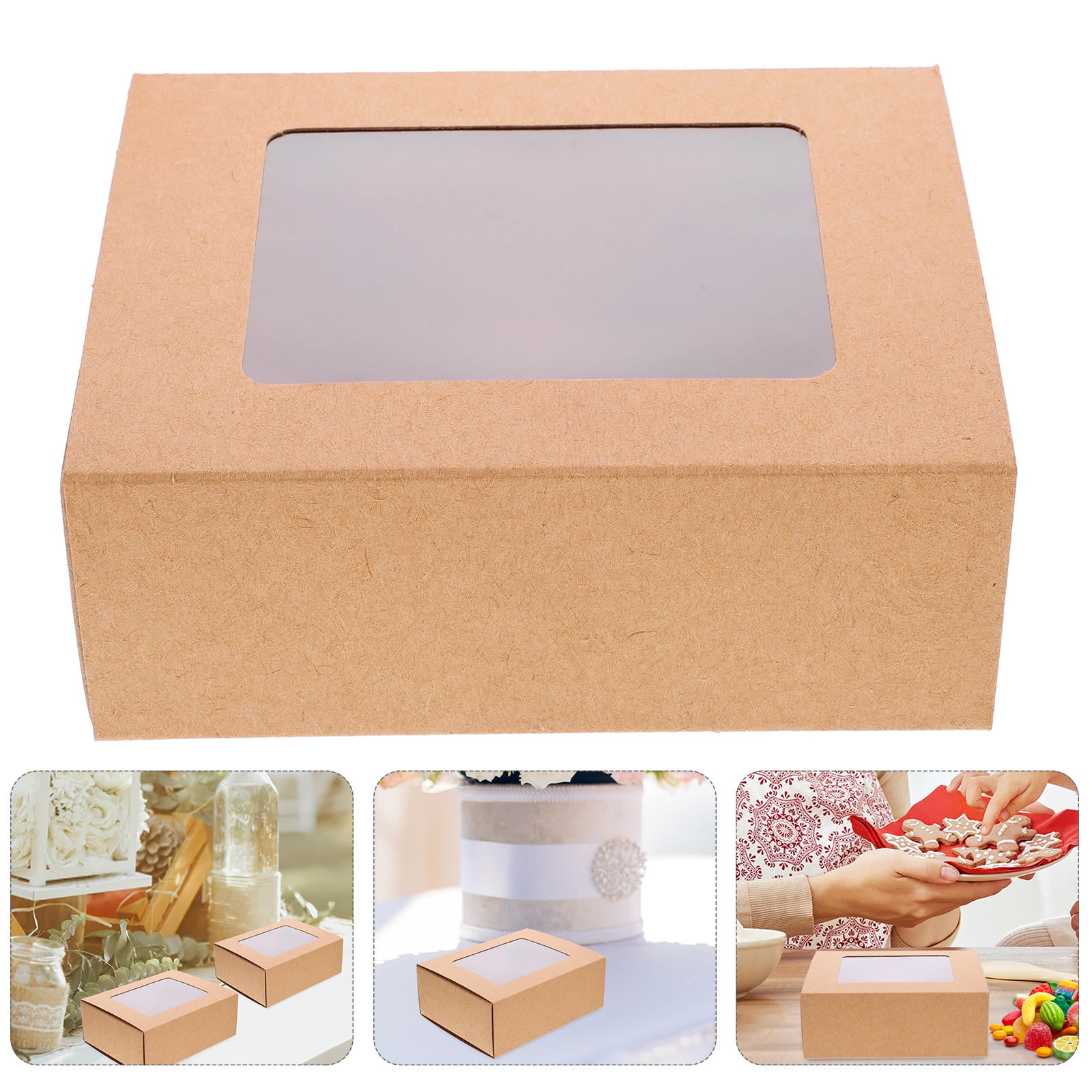 WHAMVOX 10 Pcs Party Favor Boxes Birthday Favors Wrapping Happy Wedding ...