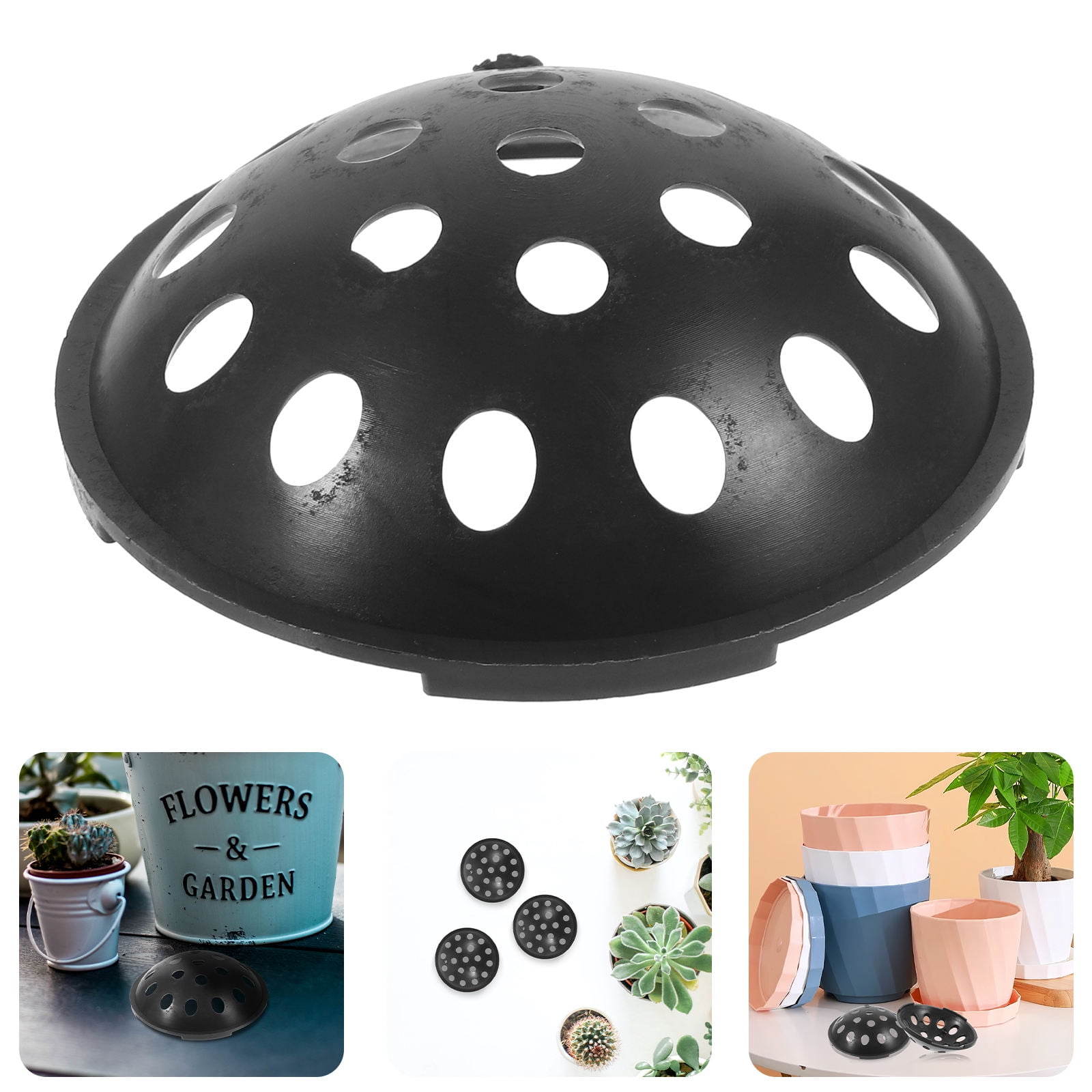 WHAMVOX 10 Pcs Planter Mats Bonsai Bottom Pot Hole Pads Drainage Garden ...