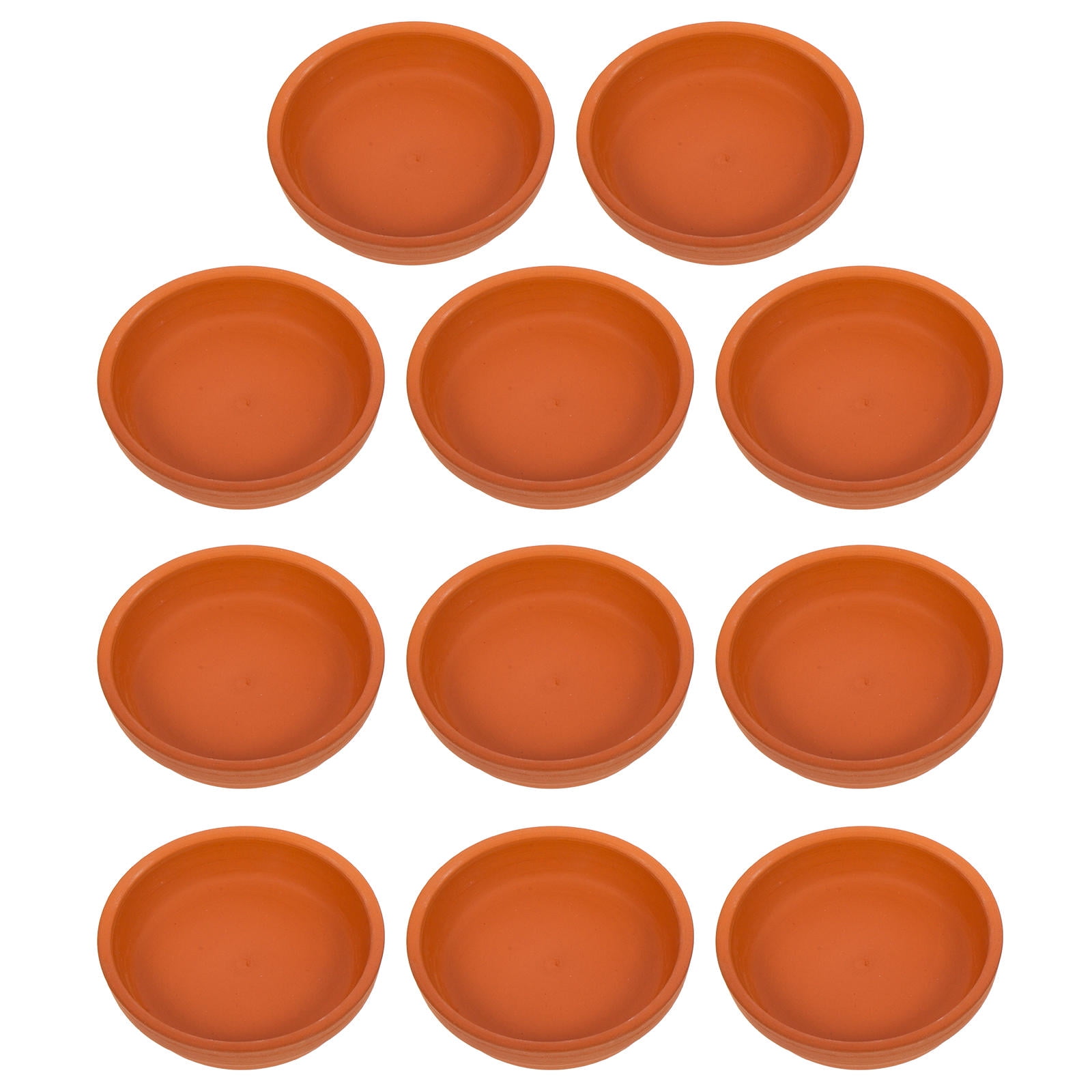 WHAMVOX 10 Pcs Pot Terracotta Planter Tray Reusable Flower - Walmart.com