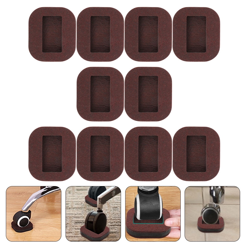 WHAMVOX 10 Pcs Pulley Holder Chair Wheel Stoppers Practical Furniture ...