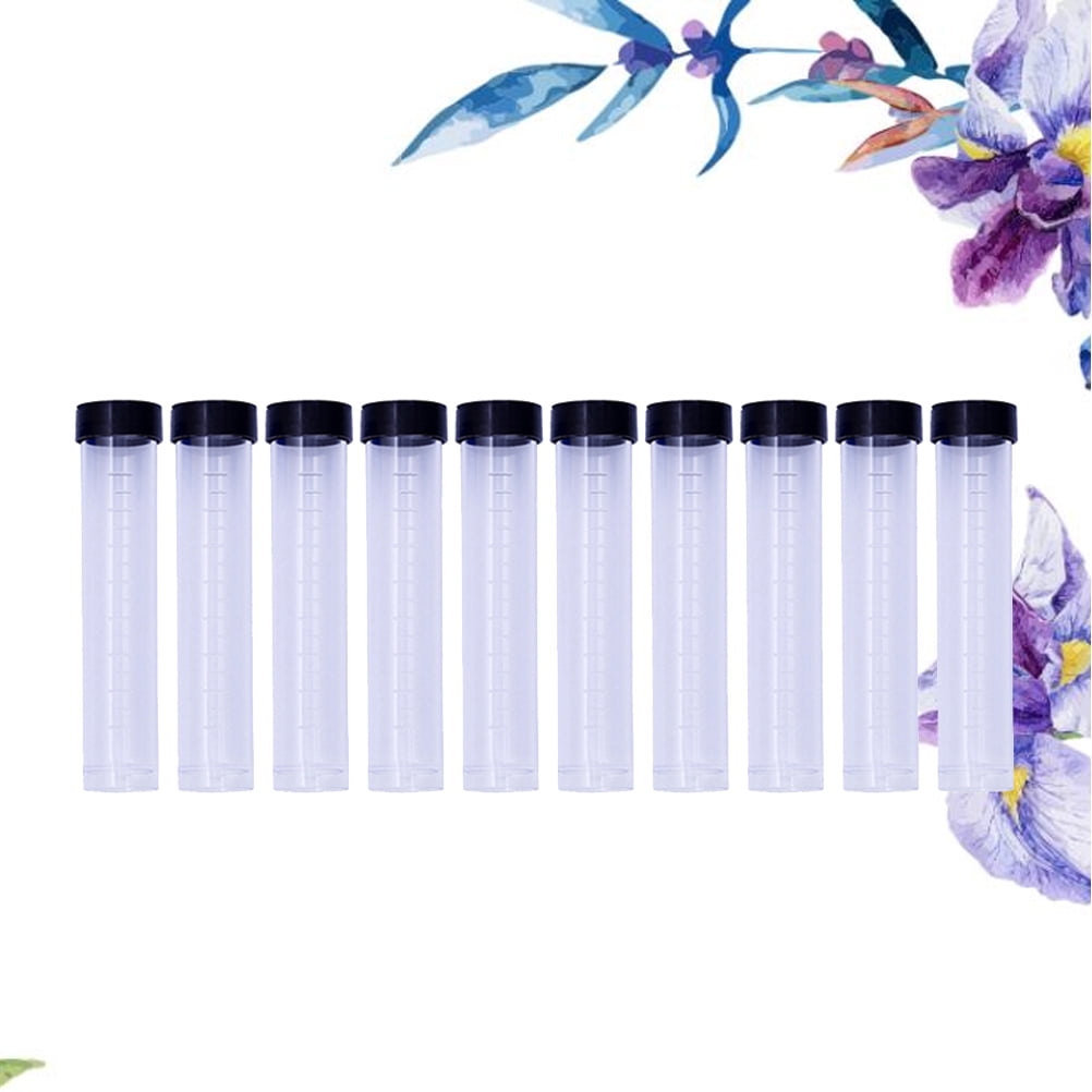 WHAMVOX 10 Pcs Sewing Needle Storage Tubes Airtight Containers Large ...
