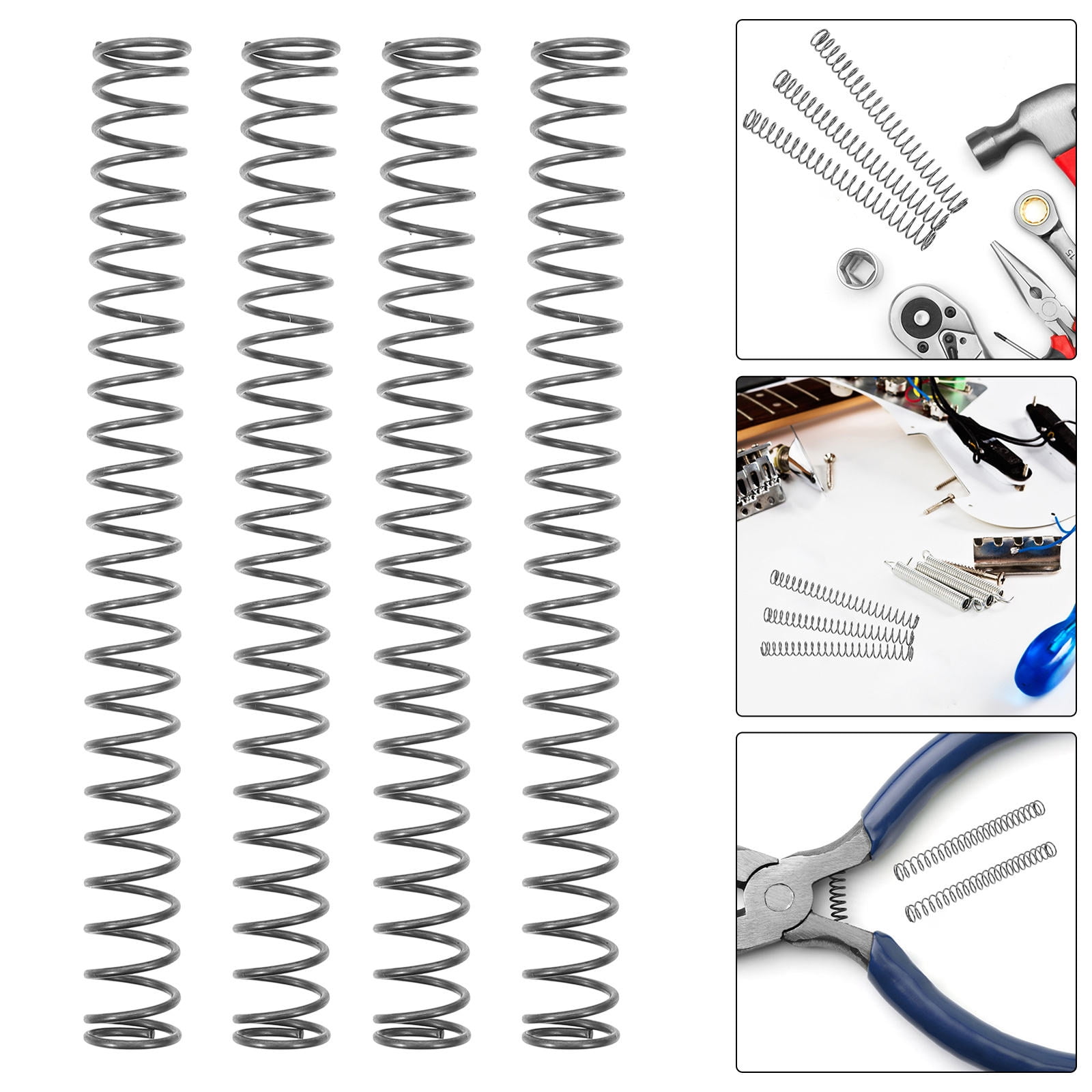 WHAMVOX 10 Pcs Small Springs Assorted for DIY Steel Wire Extension and ...