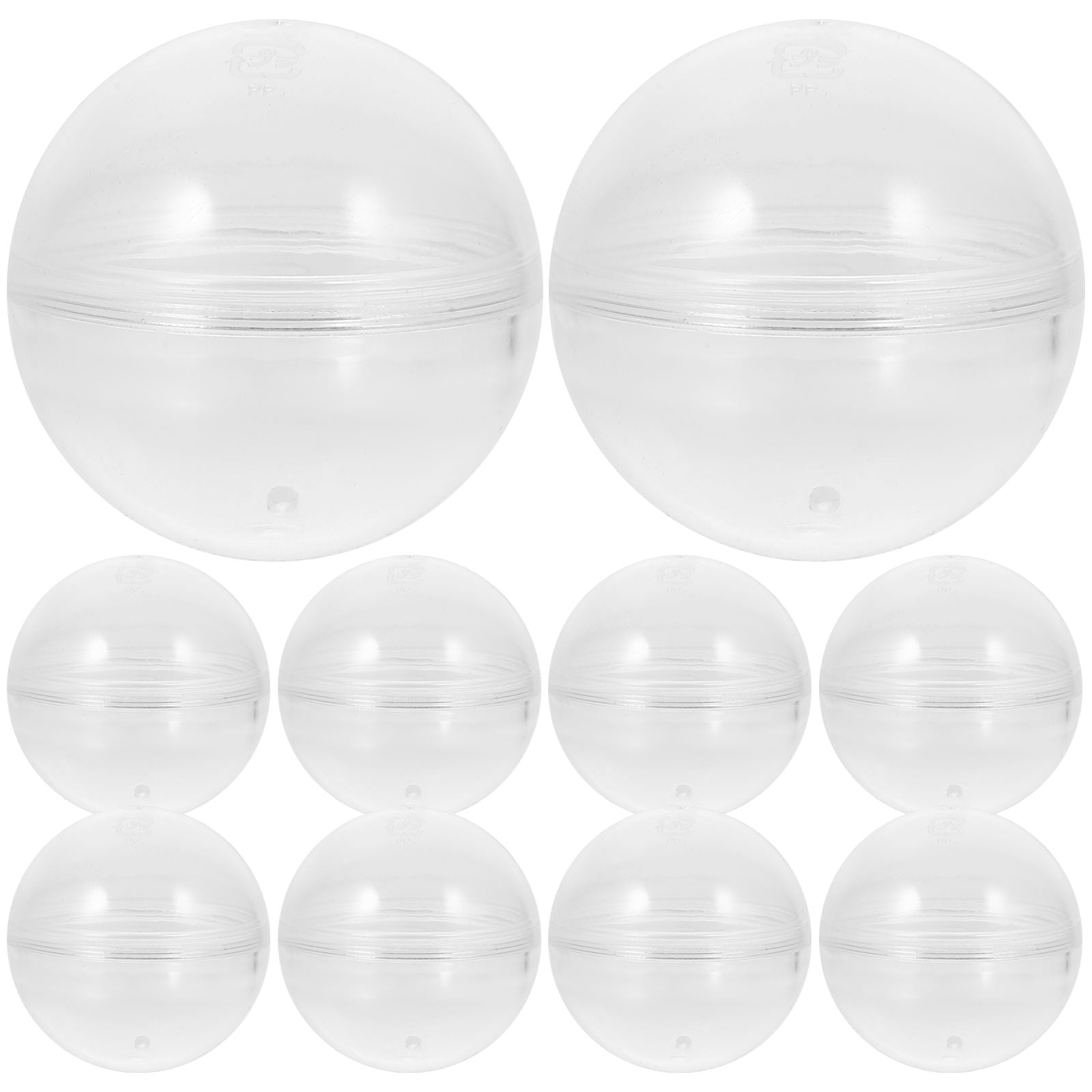 WHAMVOX 10 Pcs Surprise Toys Shell Office 3.2X3.2X3.2CM Transparent ...