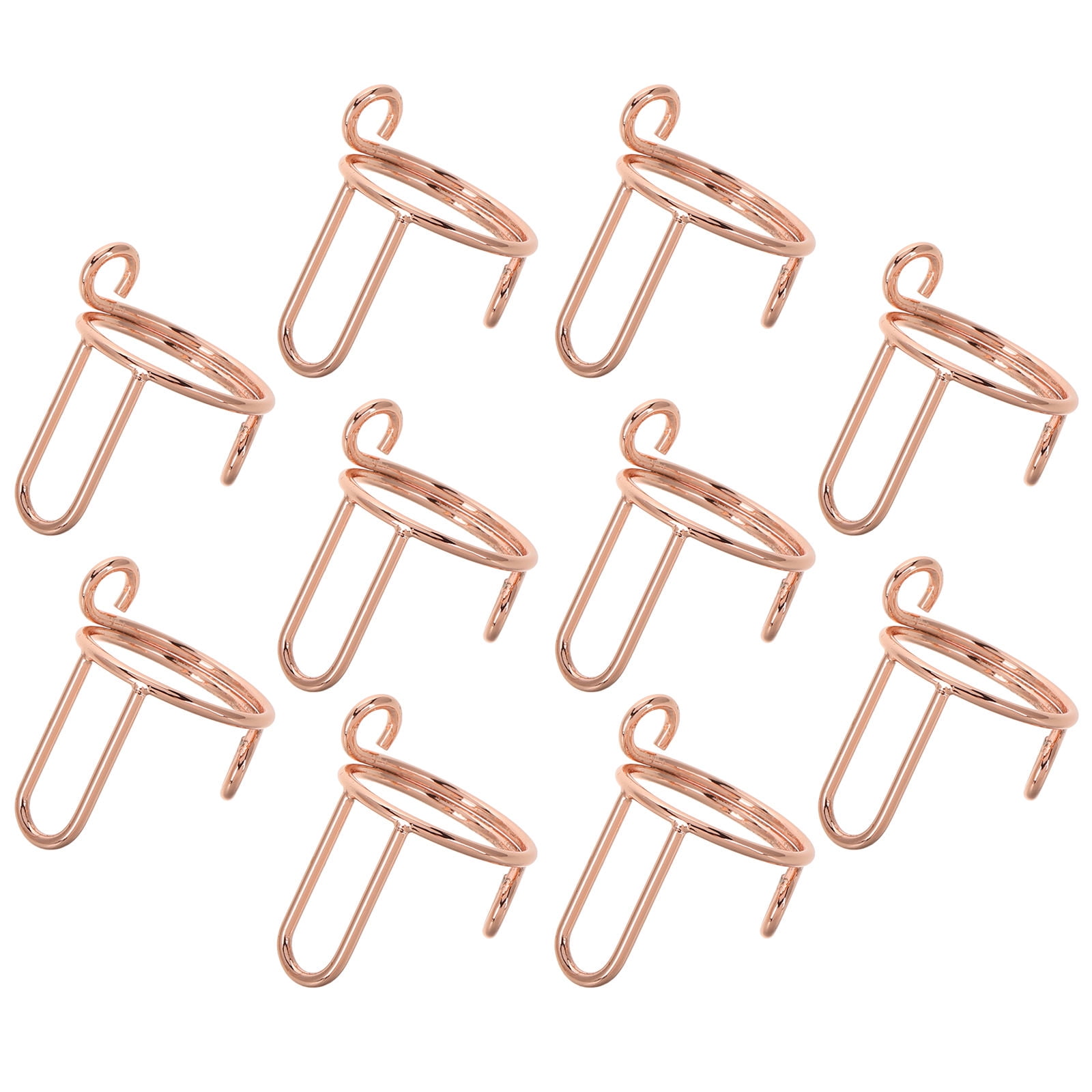 WHAMVOX 10 Pcs Wudu Nail Rings Removable Metal Nail Rings Adjustable ...