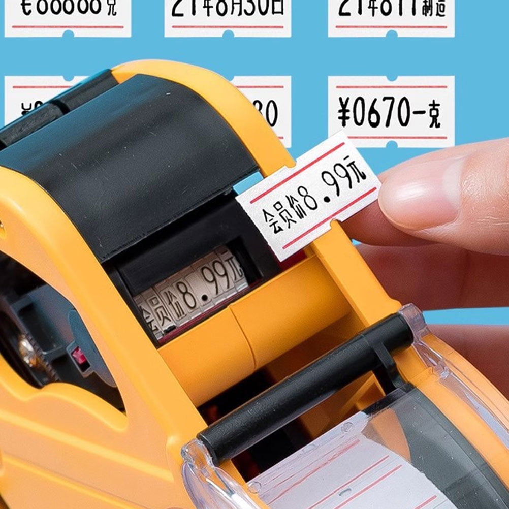 WHAMVOX 10 Rolls White Adhesive Pricing Labels Stickers for Retail ...