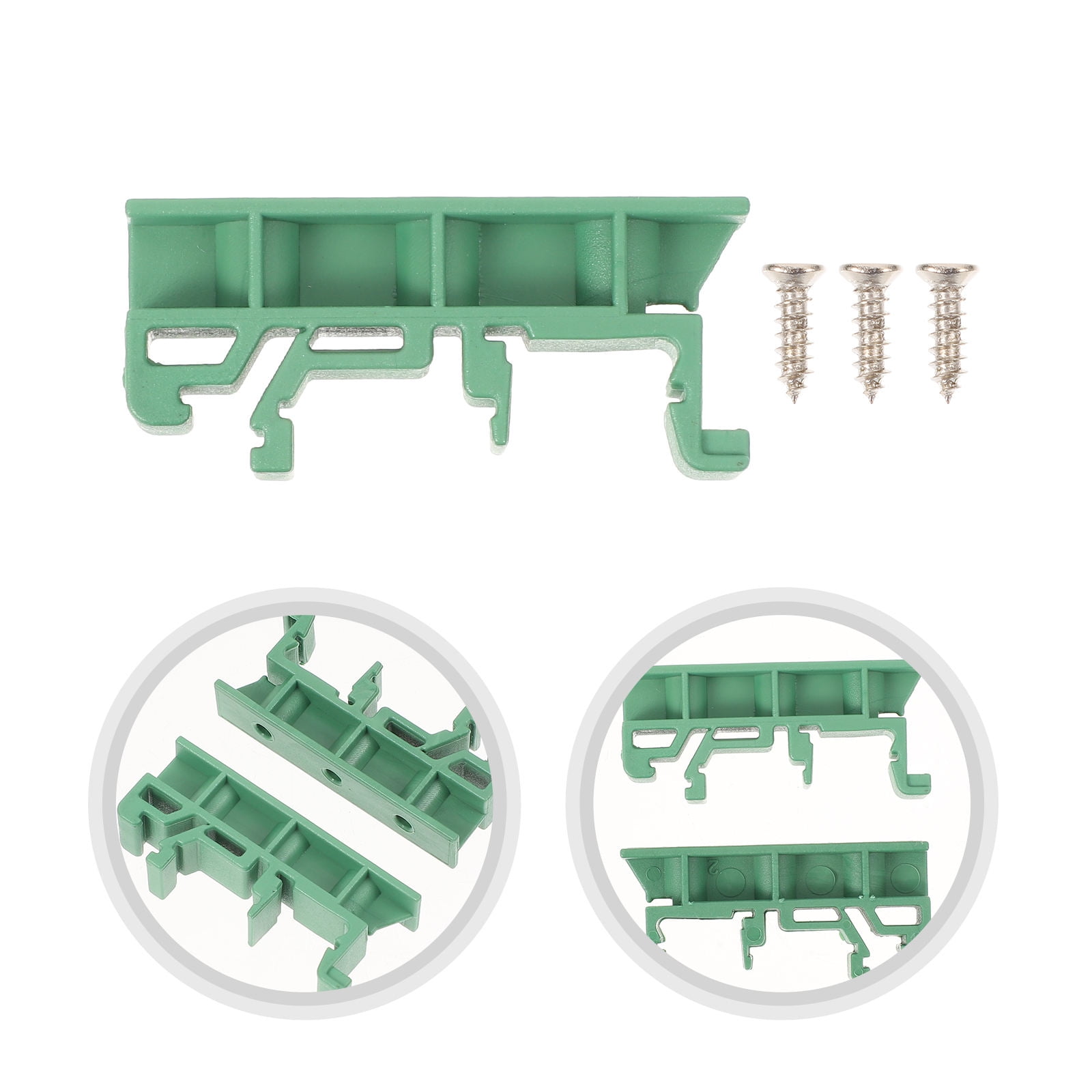 WHAMVOX 10 Sets Bracket for PCB DIN导轨 脚 Rail Mounting Adapters Screw ...