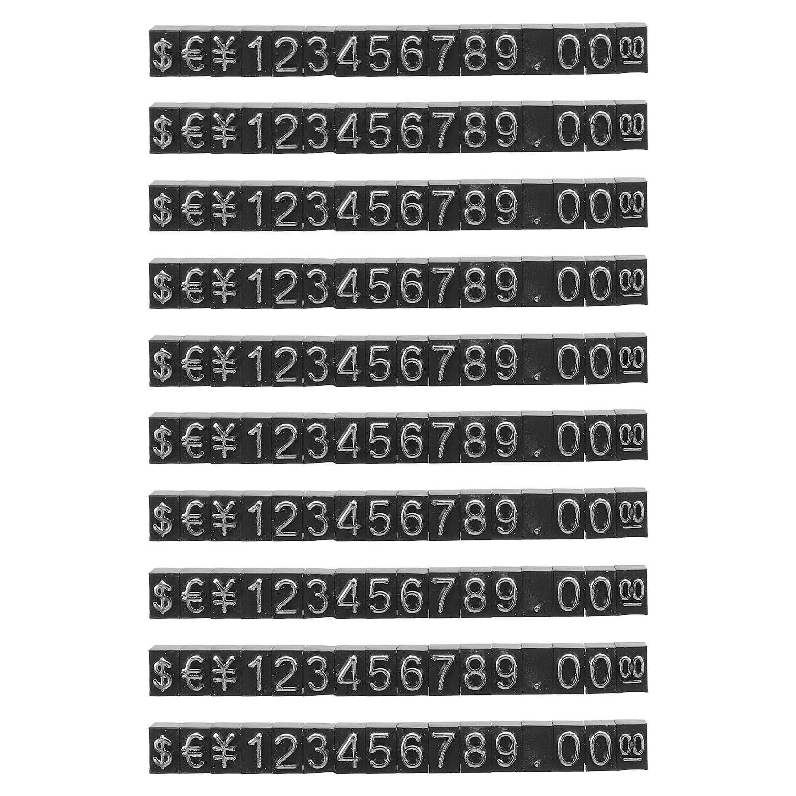 WHAMVOX 10 Sets Retail Price Display Cube Number Price Cube Price Tag ...