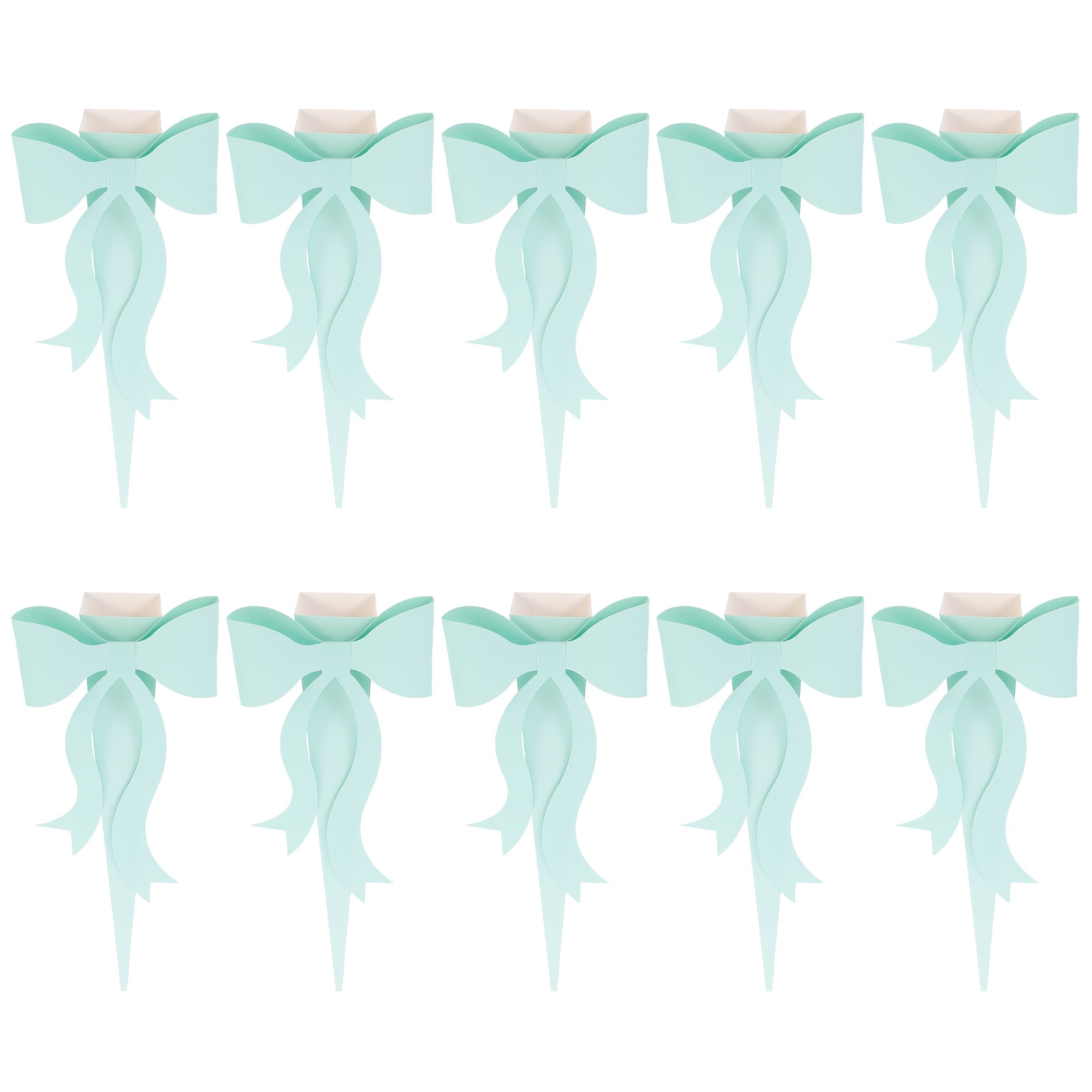 WHAMVOX 10 Sets Simple Design Paper Flower Wrapping Container for ...