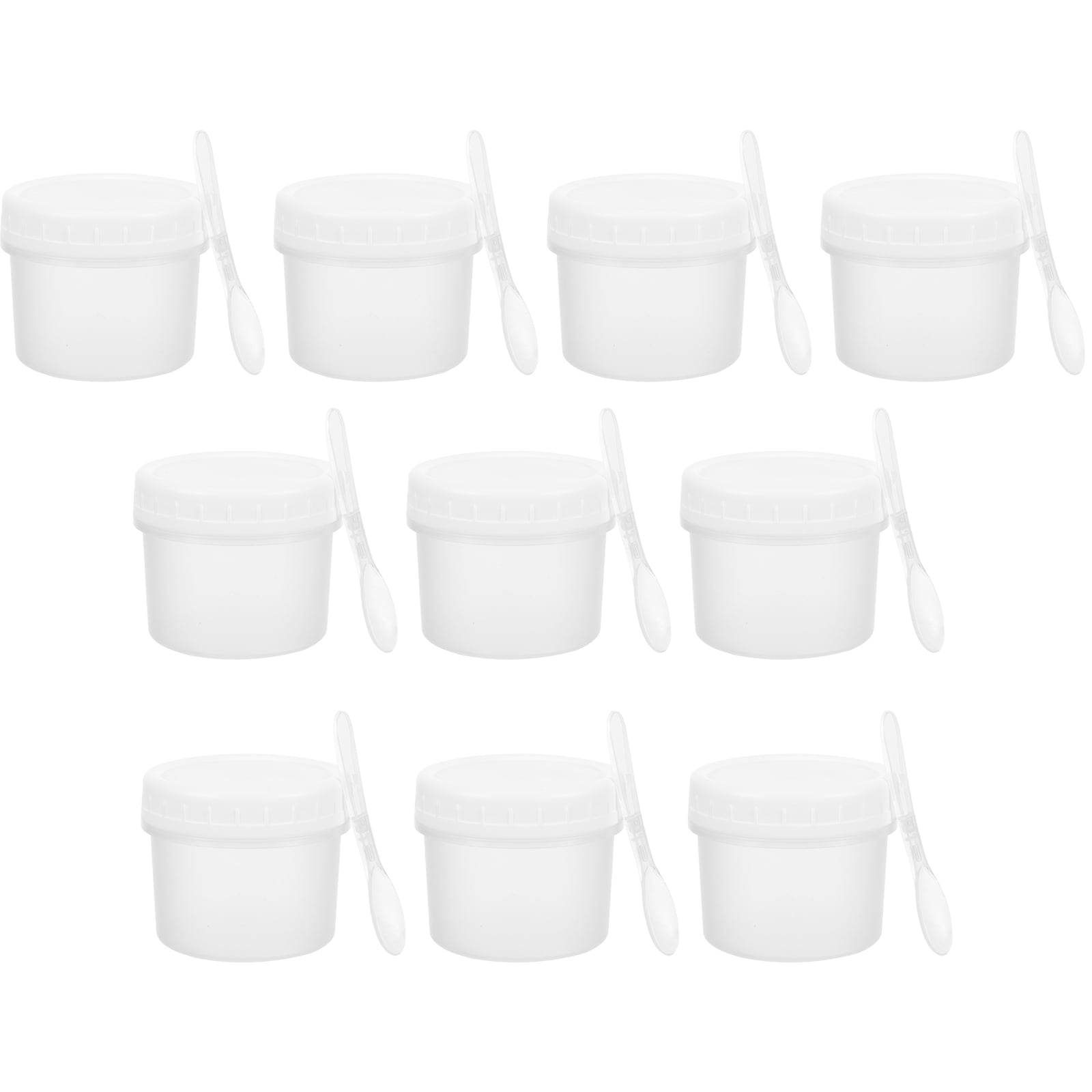 WHAMVOX 10 Sets of Portable Ice Cream Box Fruit Storage Box Freezer ...