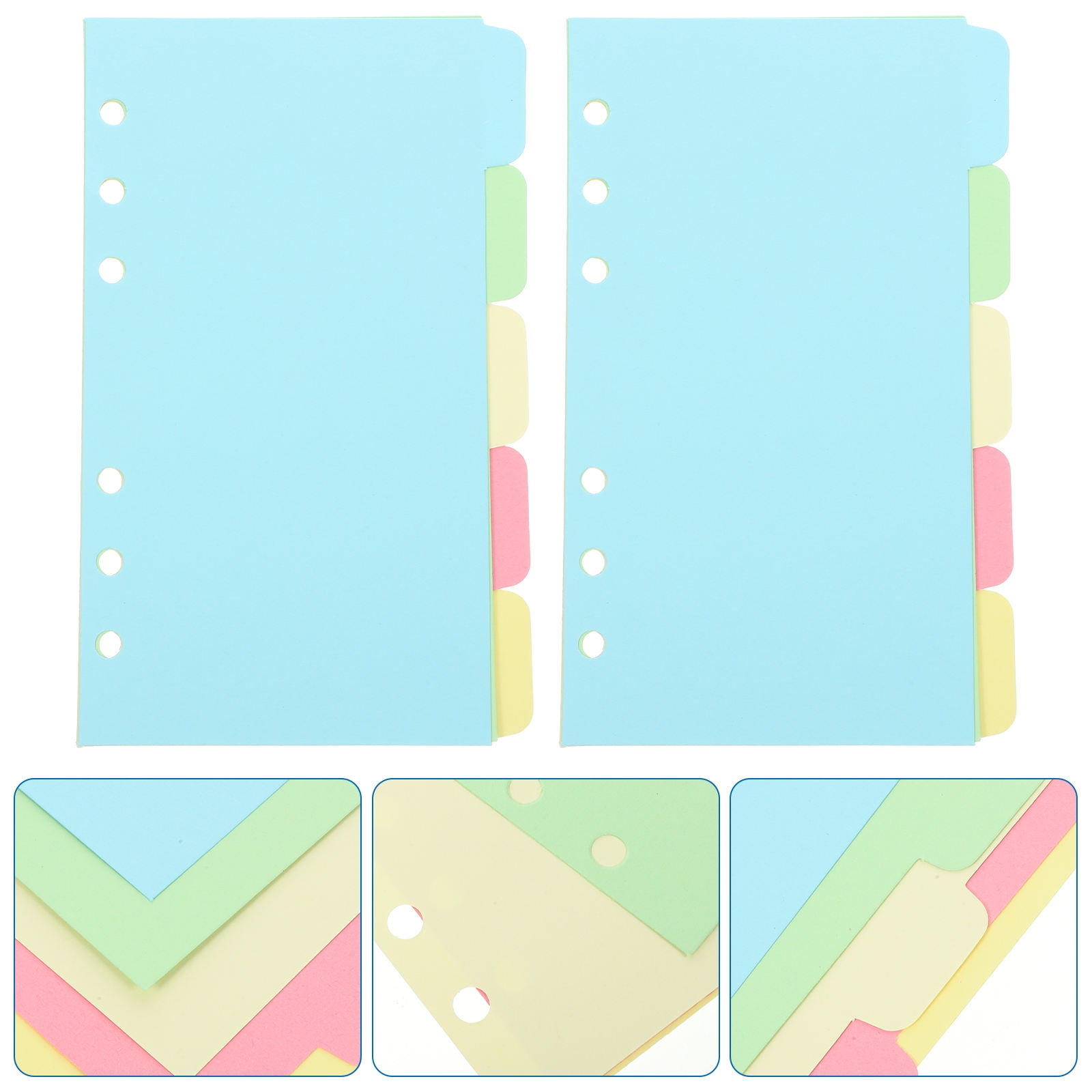 WHAMVOX 10 Sheets Divider Notebook with Dividers Paper Binder Notebooks ...