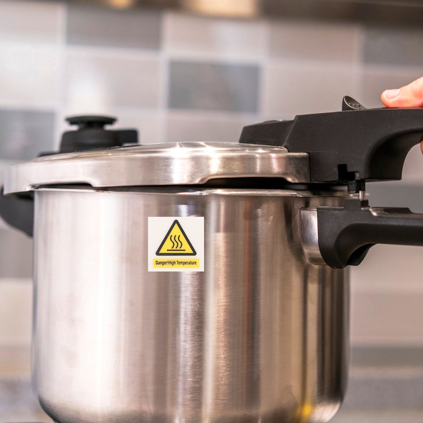 WHAMVOX 10 Sheets High Temperature Warning Label Sign Scald Equipment ...