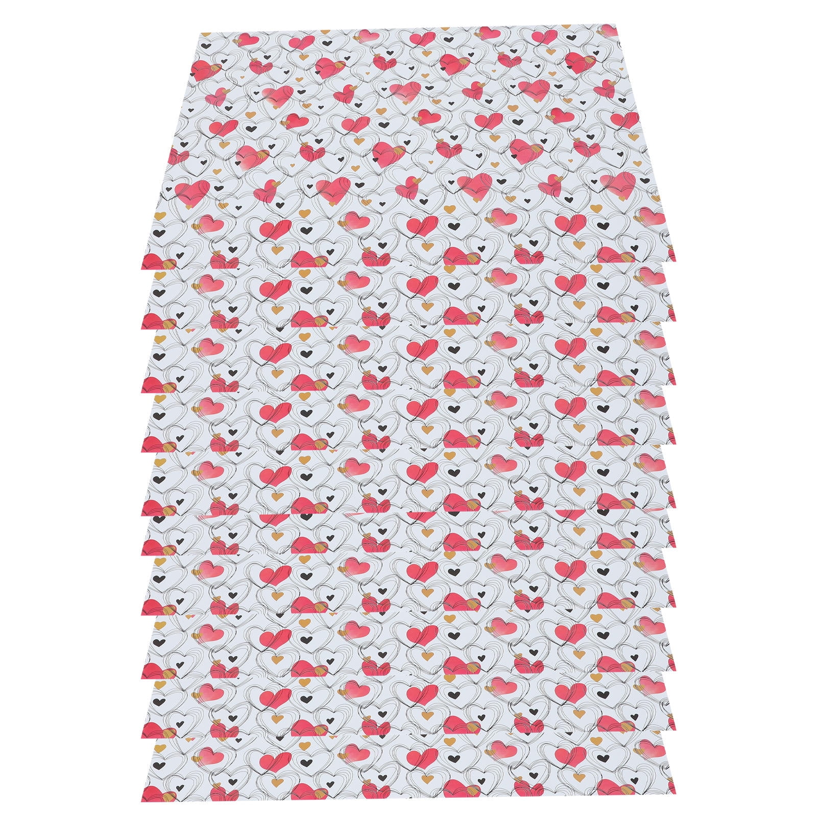 WHAMVOX 10 Sheets Large Love Wrapping Paper Colorful Miss - Walmart.com