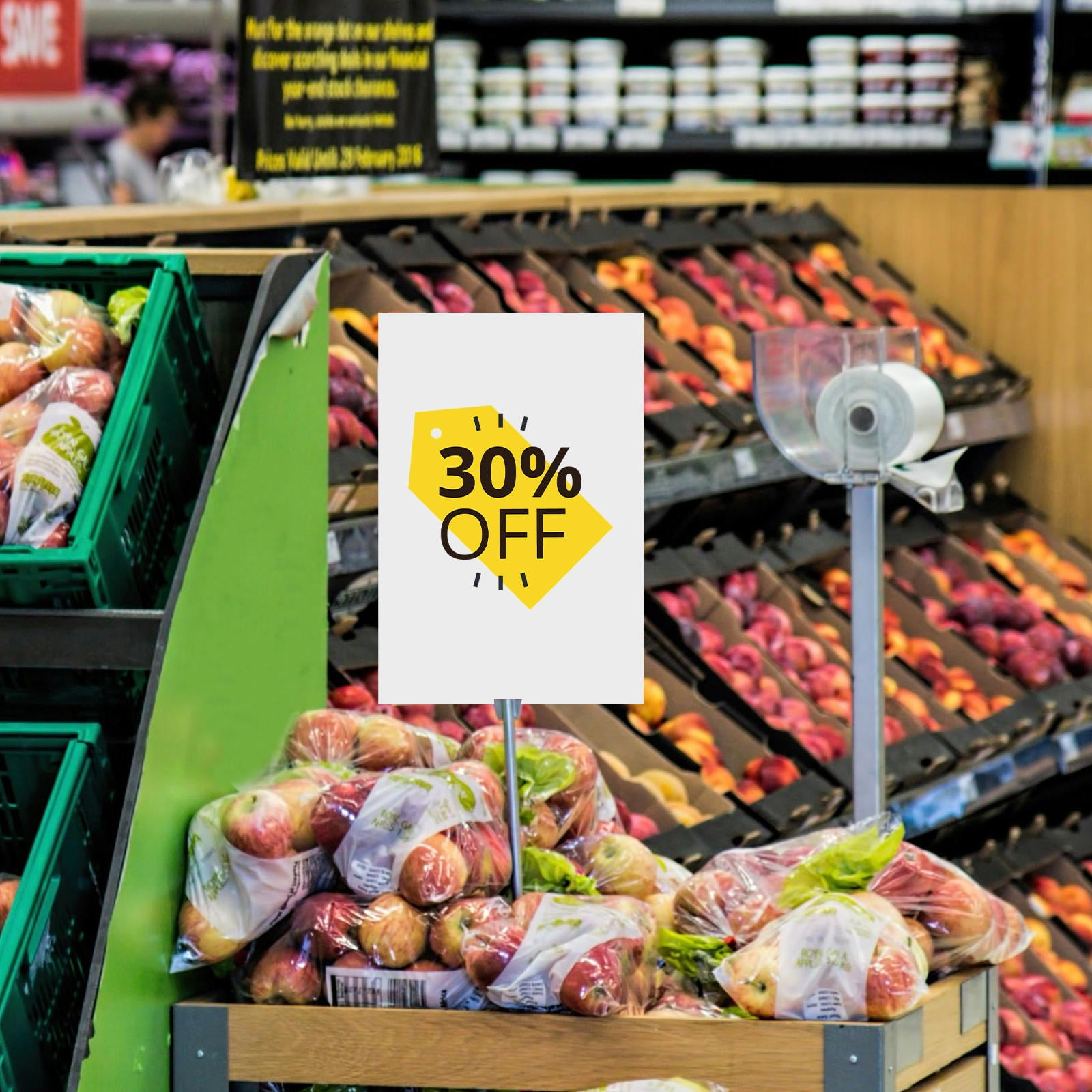 WHAMVOX 10 Sheets Poster Board Bulk Supermarket Commodity Tag - Walmart.com