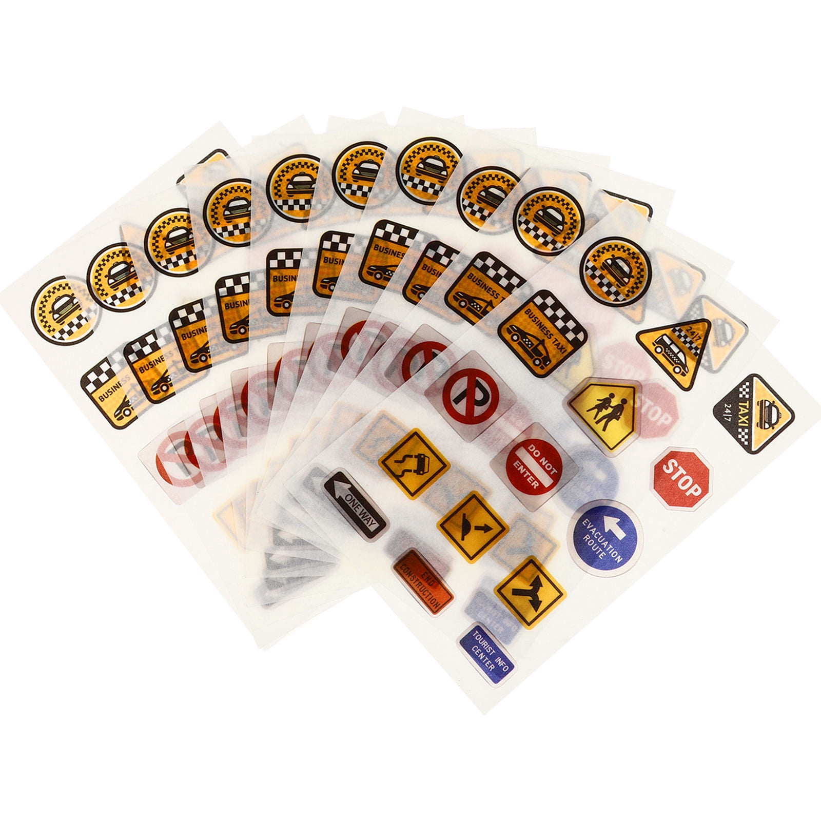 FESTFENDS Stickers Assorted Color Paper 6Set 4.72X3.14X0.04in - Walmart.com