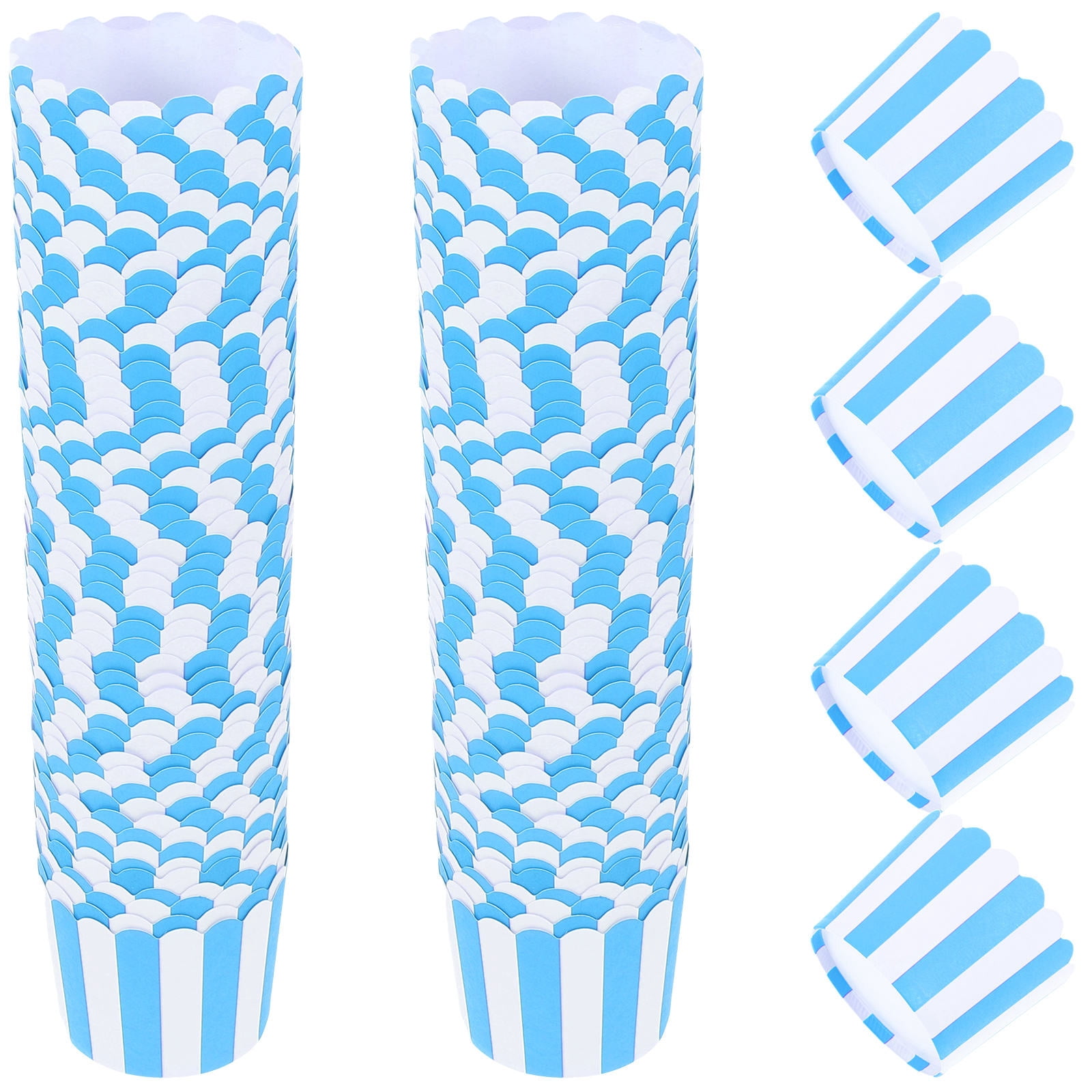 WHAMVOX 100 Pcs Baking Supplies Paper Mini Cupcake Liners Parchment ...